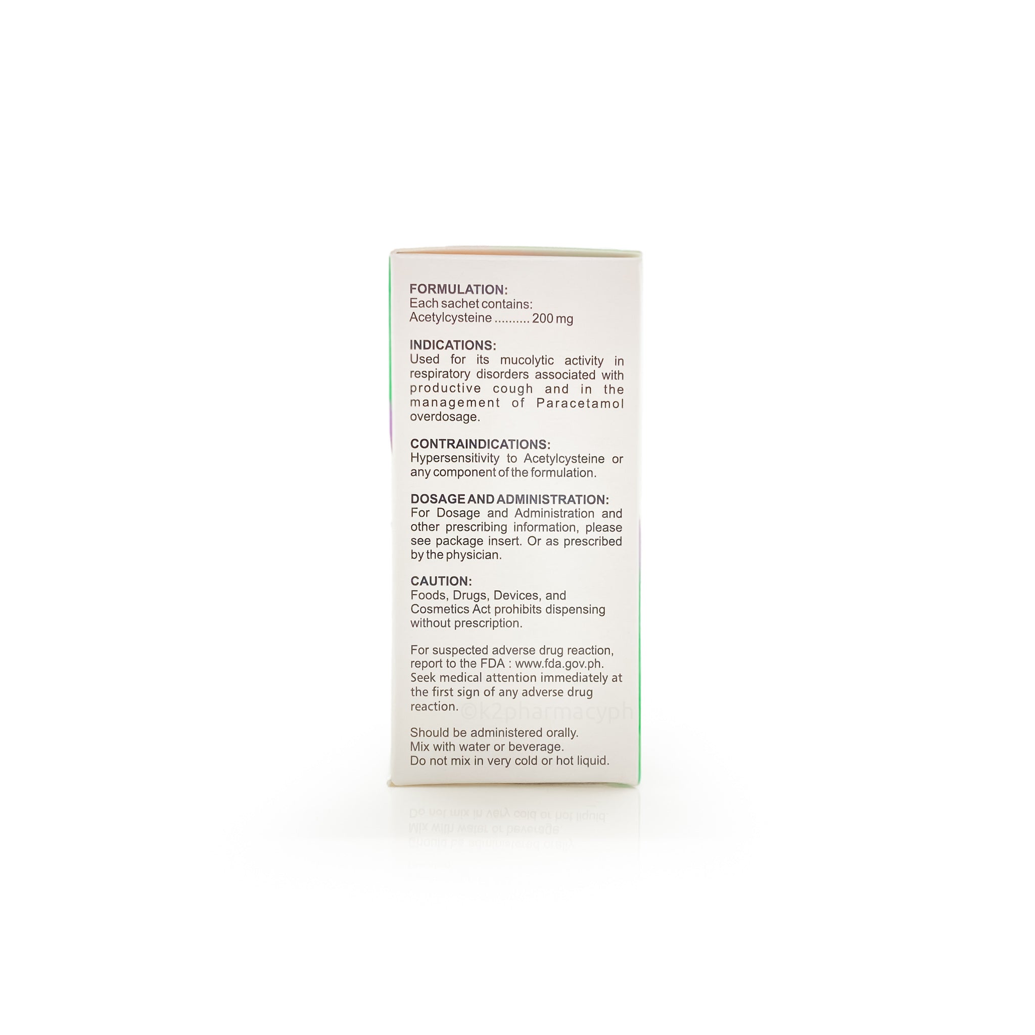 Gocetyl - 200 Acetylcysteine 200mg Powder for Oral Solution