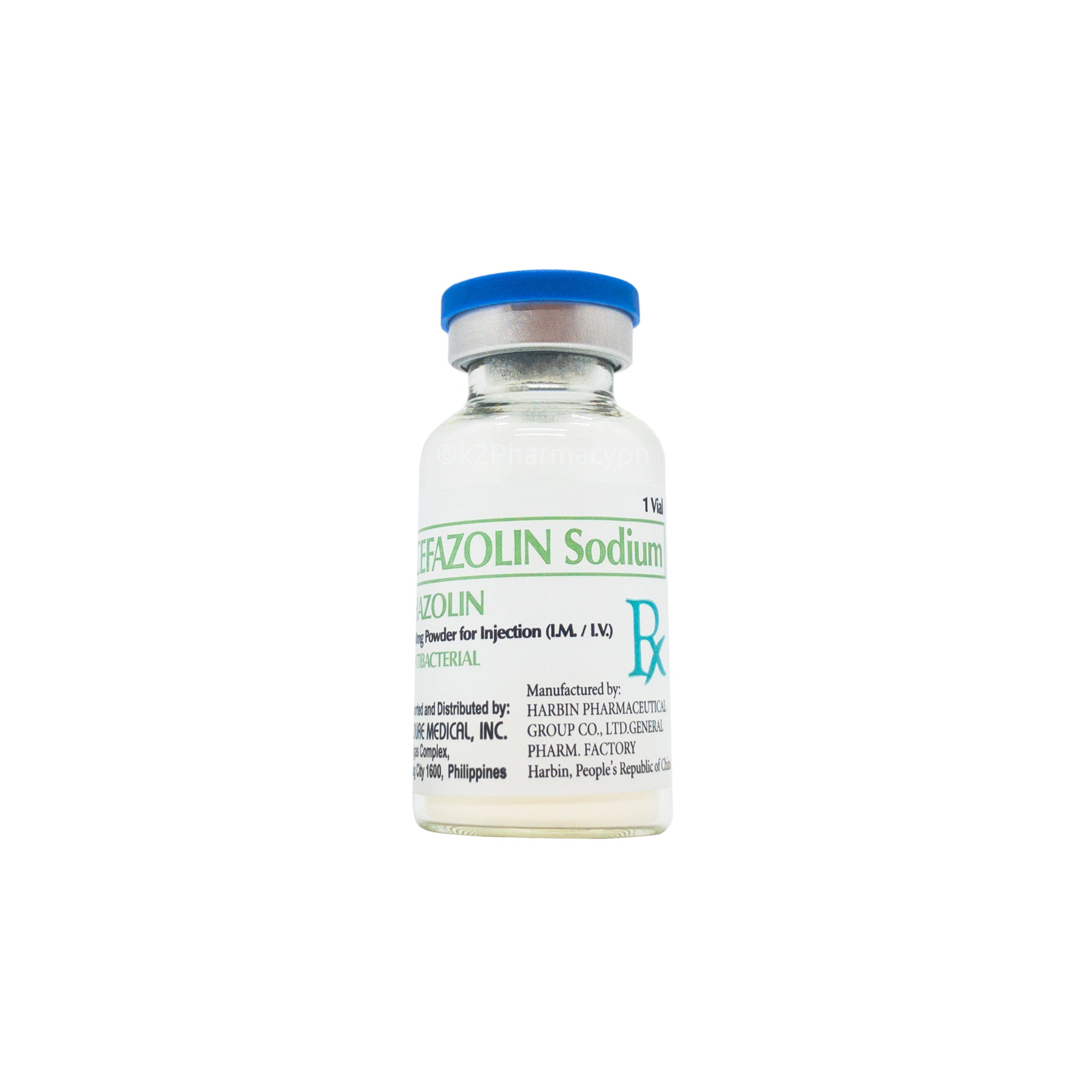 Hazolin Cefazolin Sodium 500mg Powder for Injection (I.M./I.V.) Vial