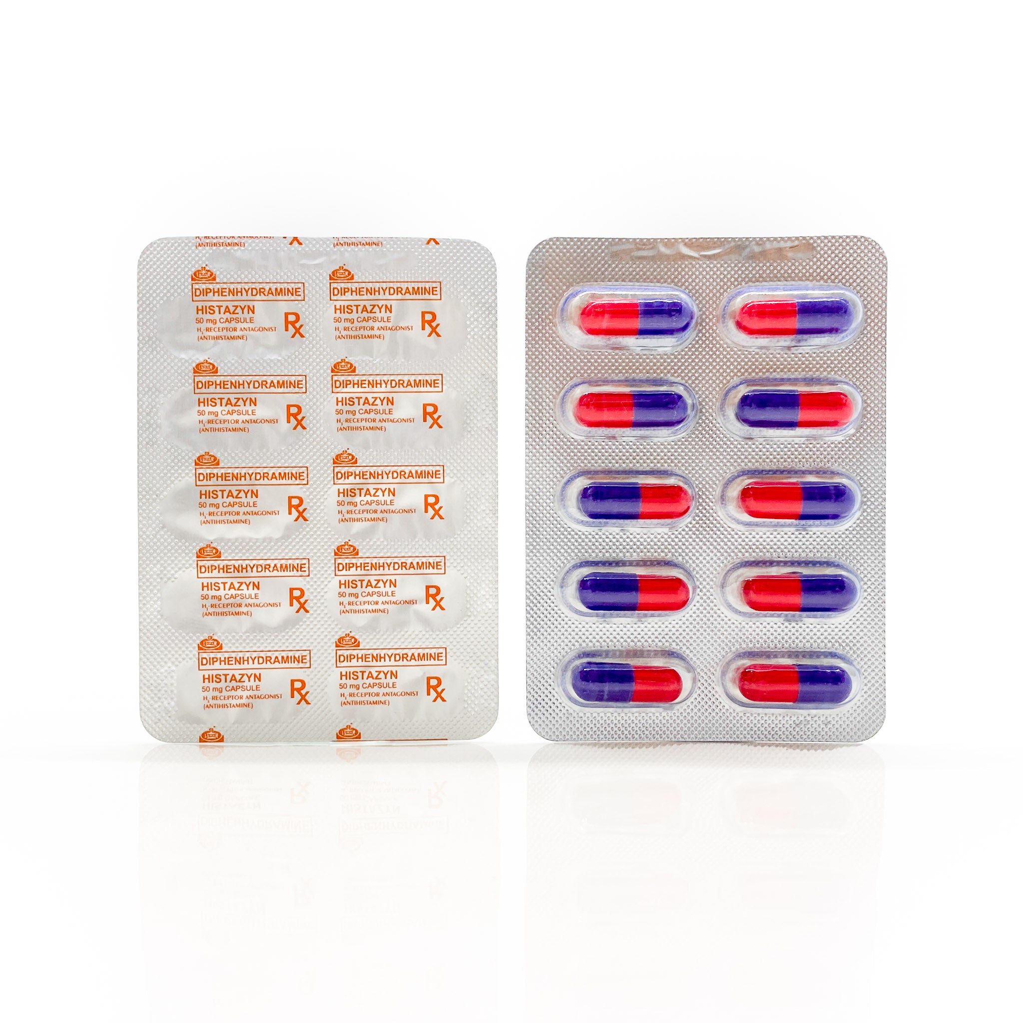 Histazyn Diphenhydramine 50mg Capsules