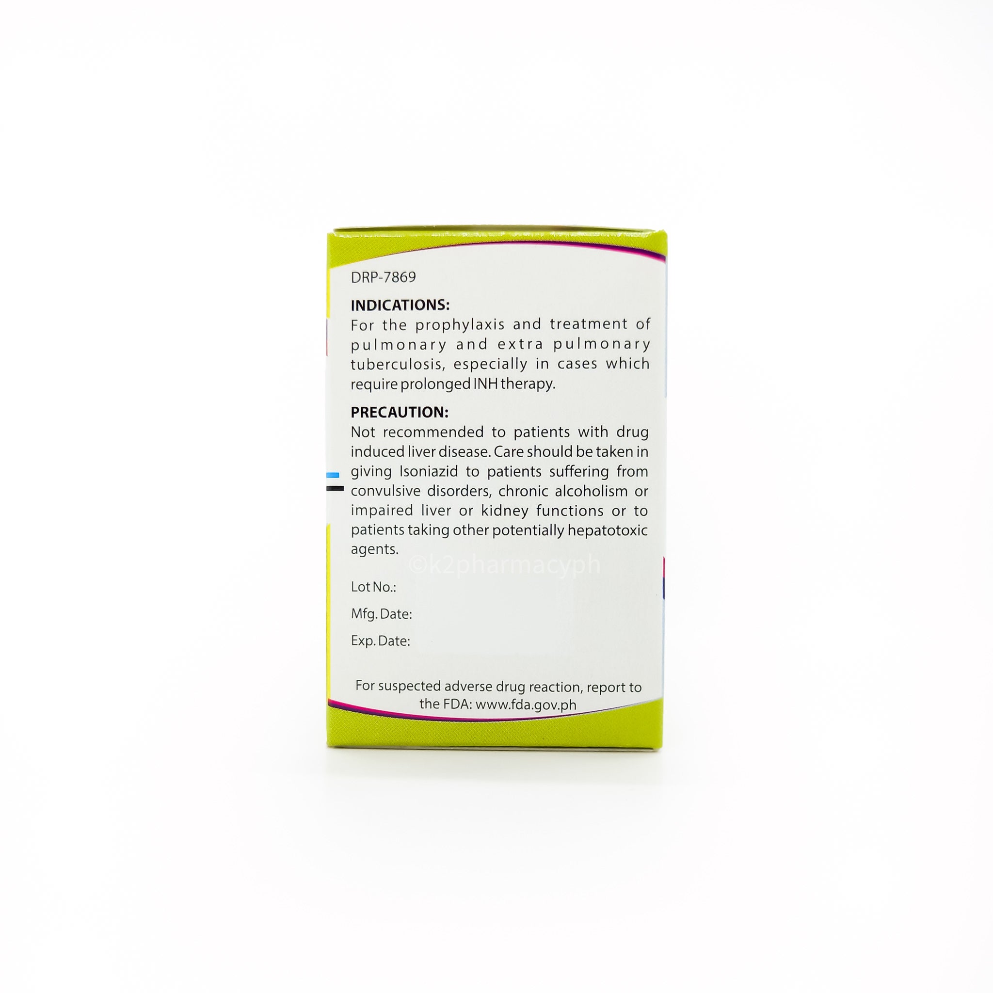 Isoniazid 300mg Tablet