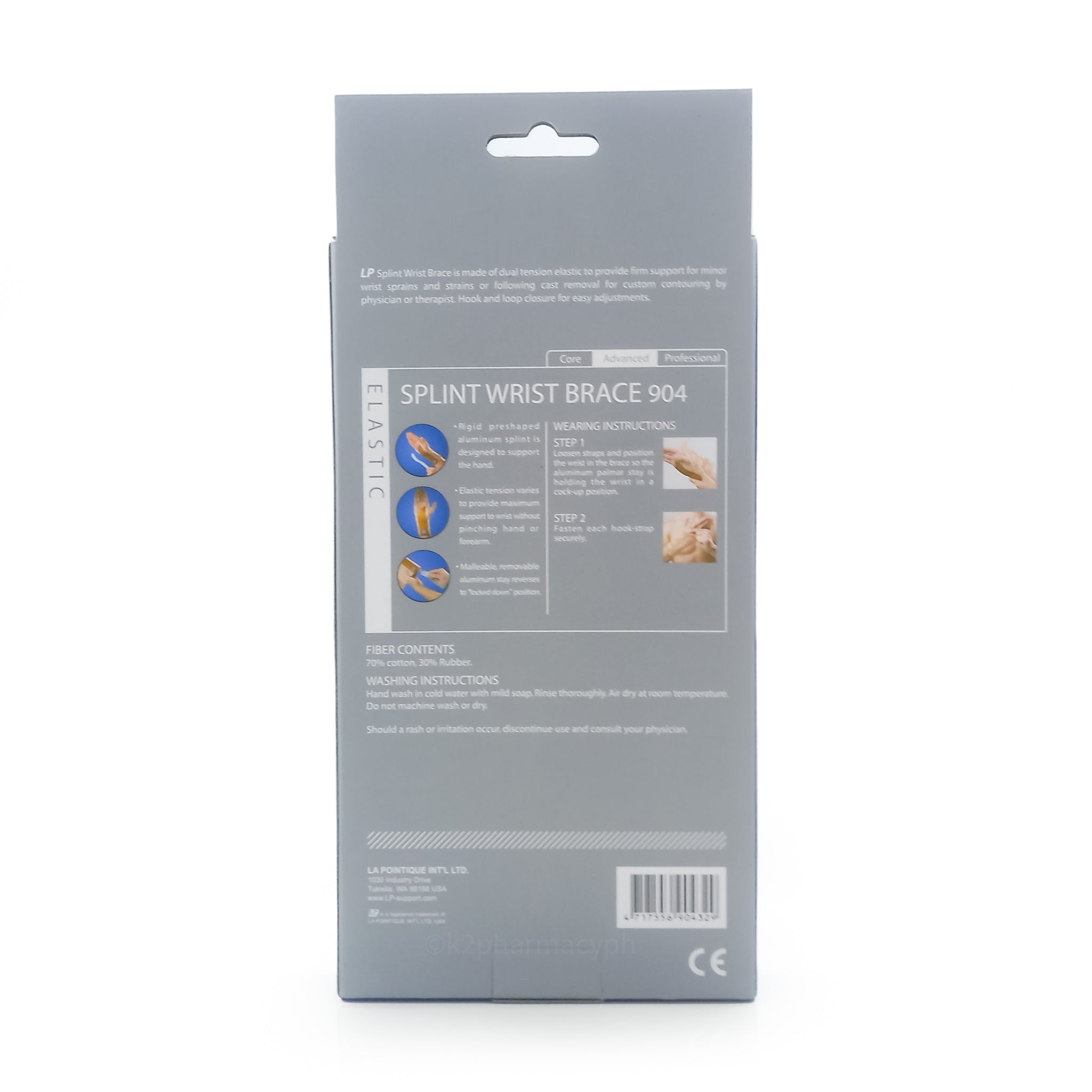 Lp® Support Splint Wrist Brace X-Large Left 904