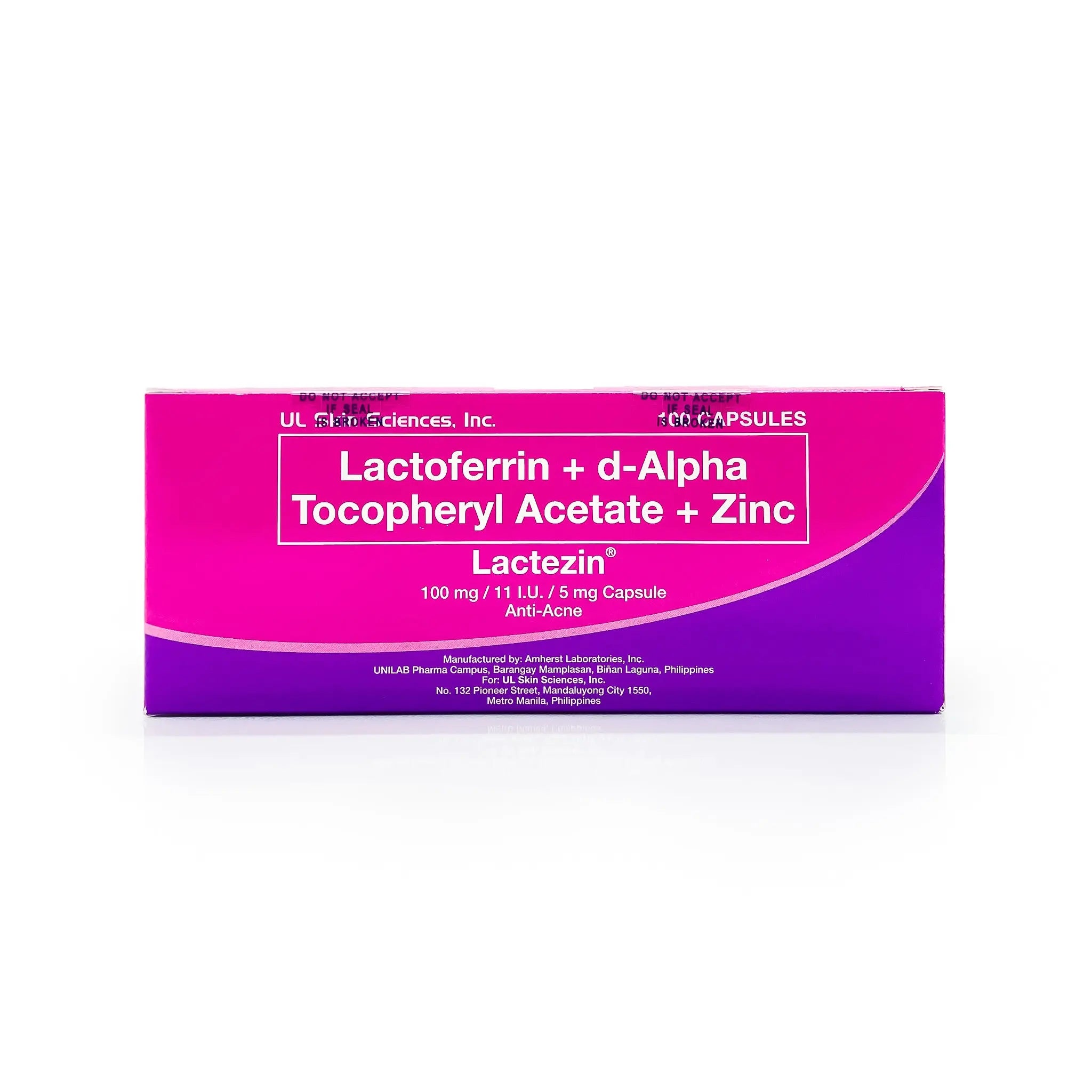 Lactezin® Capsules UL Skin Sciences Inc.