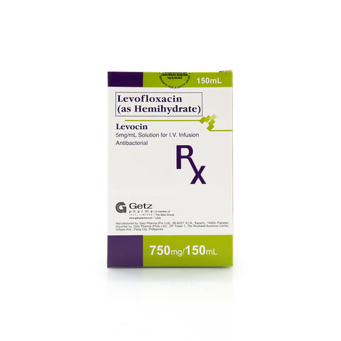 Levocin Levofloxacin (as Hemihydrate) 5mg/mL Solution for I.V infusion ...