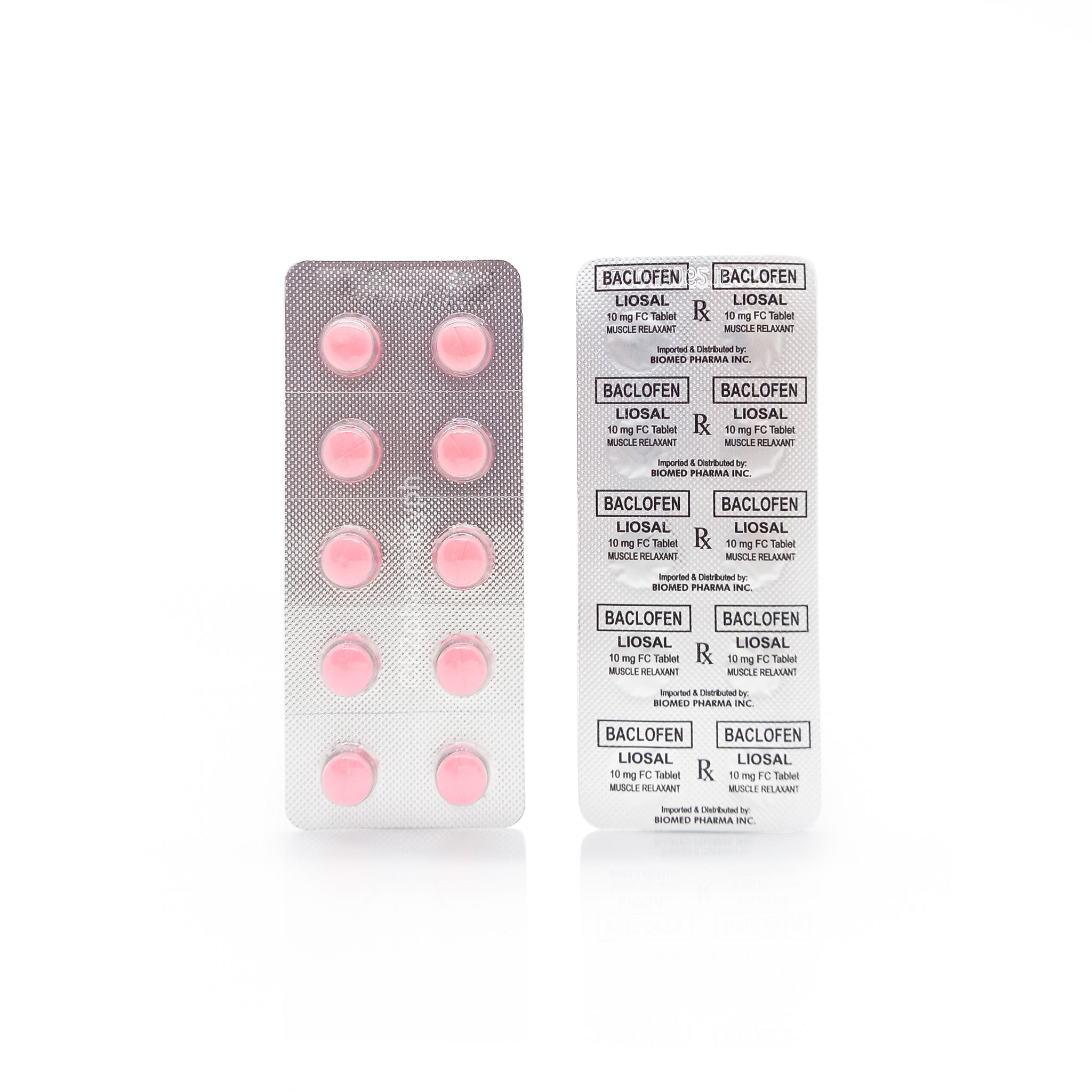 Liosal Baclofen 10mg Tablets