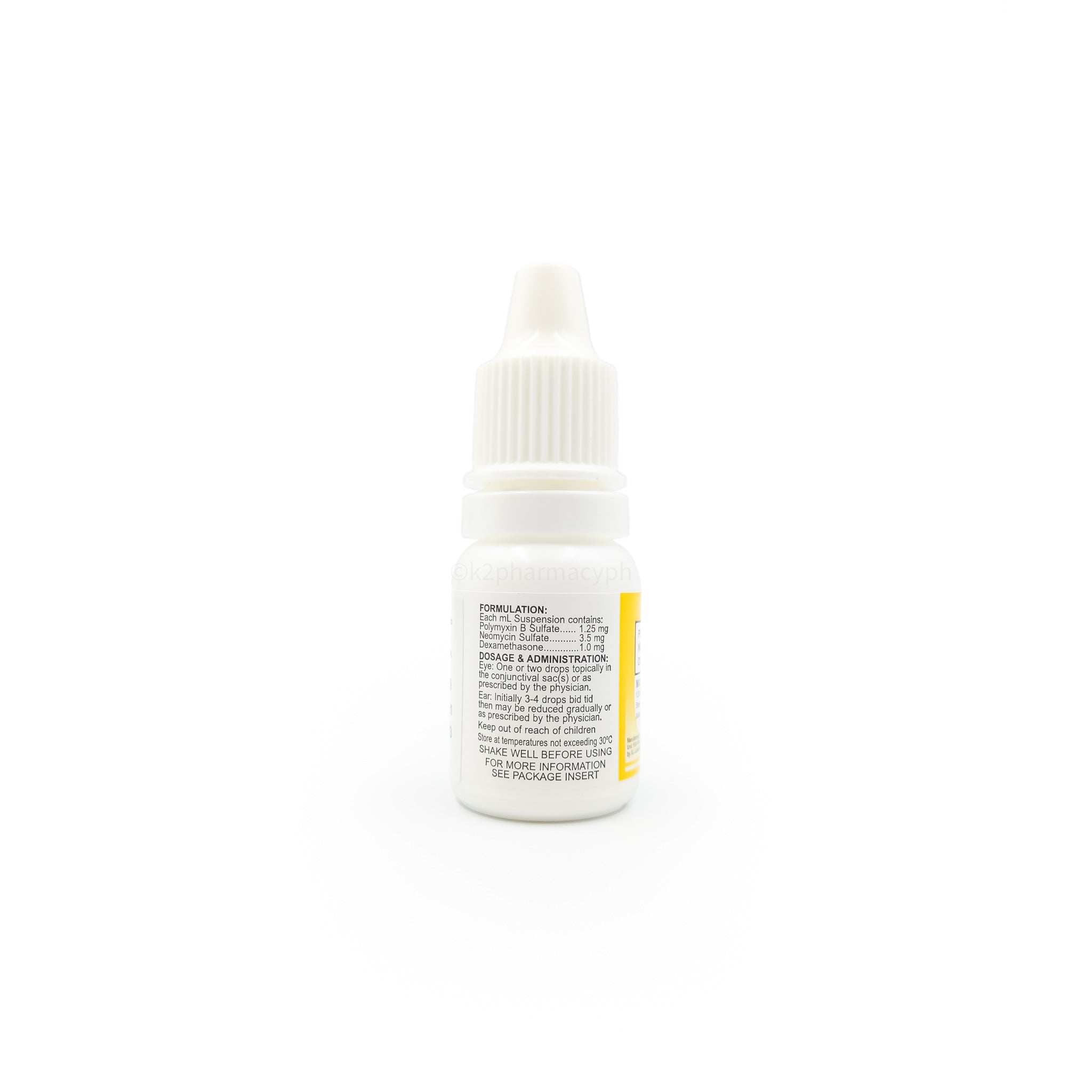 Maxirap Polymyxin B Sulfate Otic Suspension (Drops) 5mL