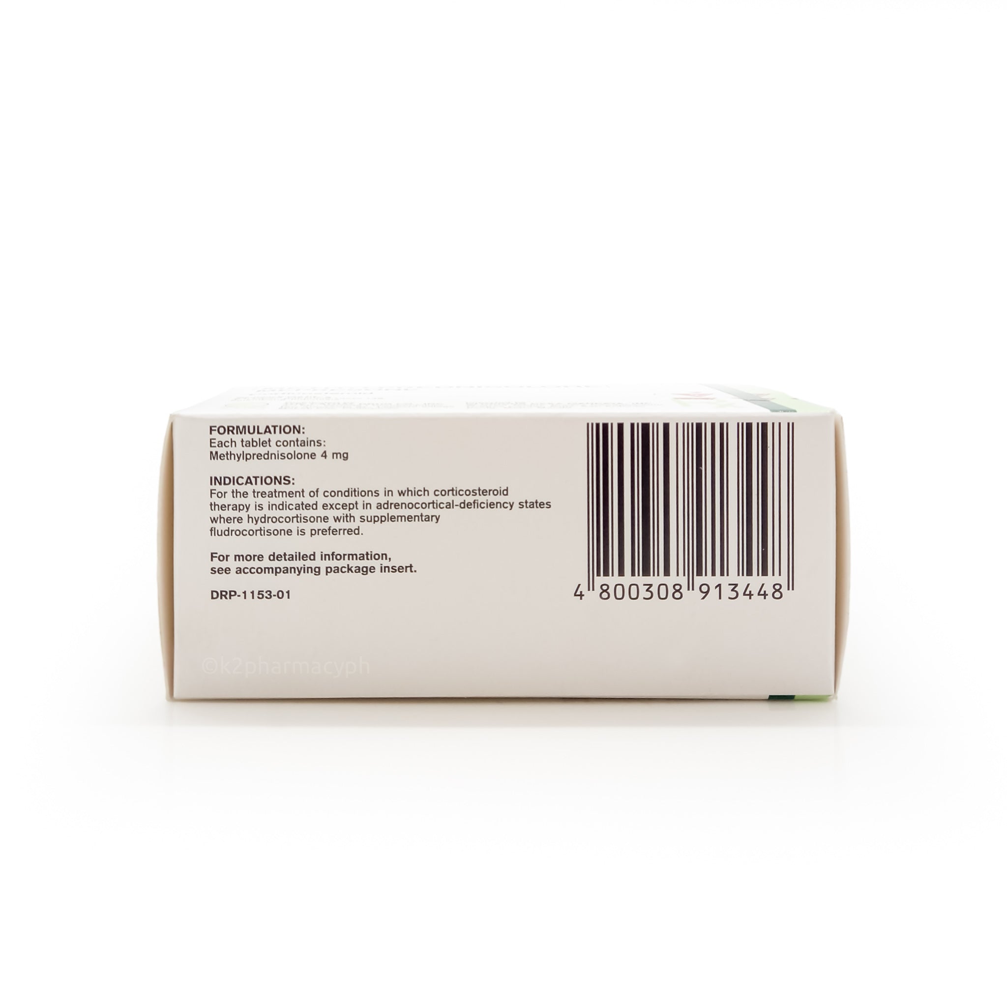 Mepresone Methylprednisolone 4mg Tablets