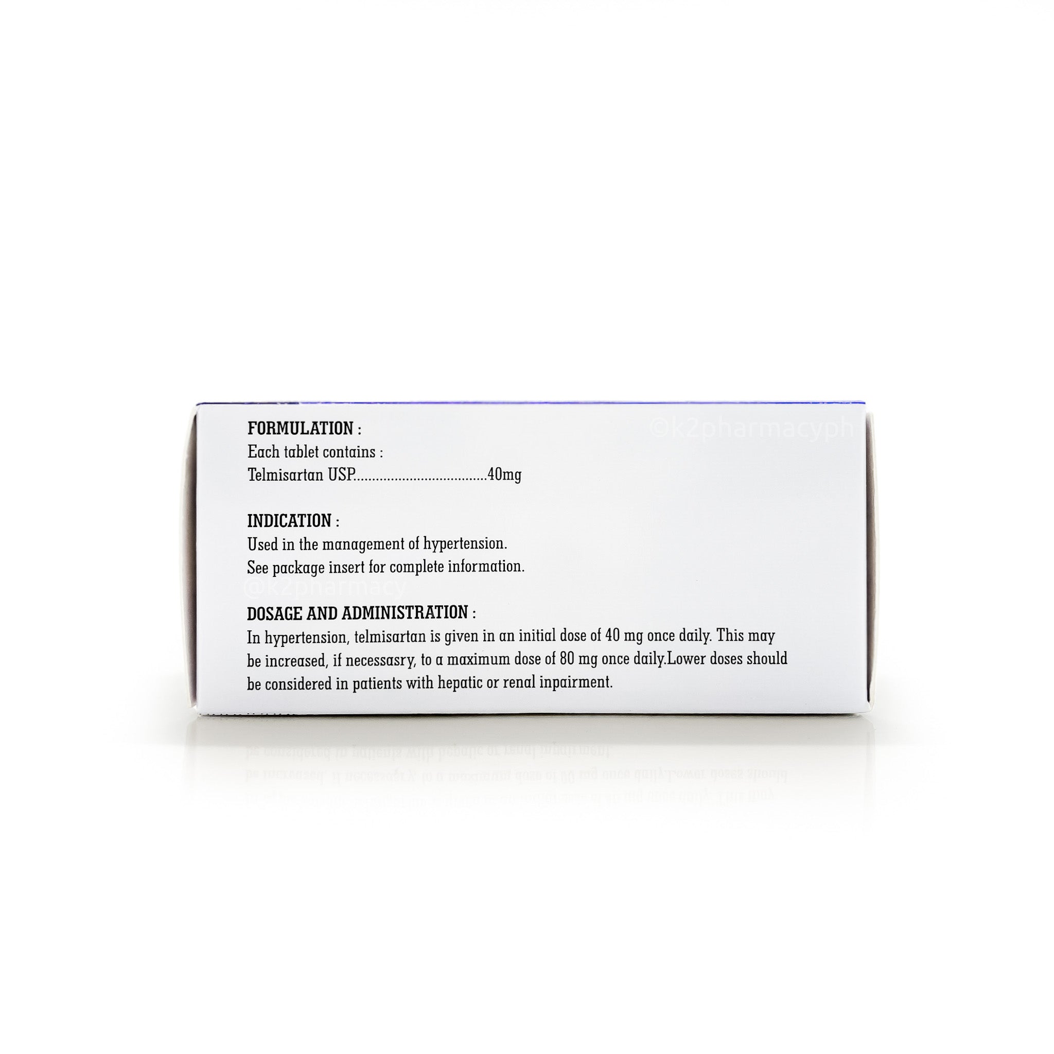 Micor Telmisartan 40mg Tablets