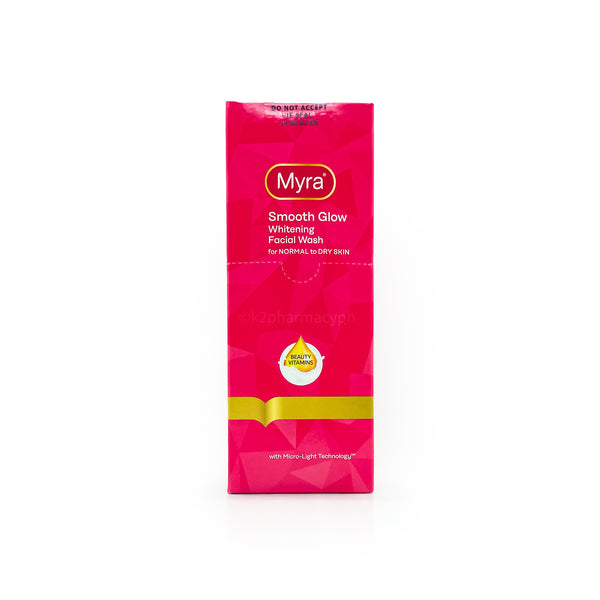 Myra® Smooth Glow Whitening Facial Wash 10mL
