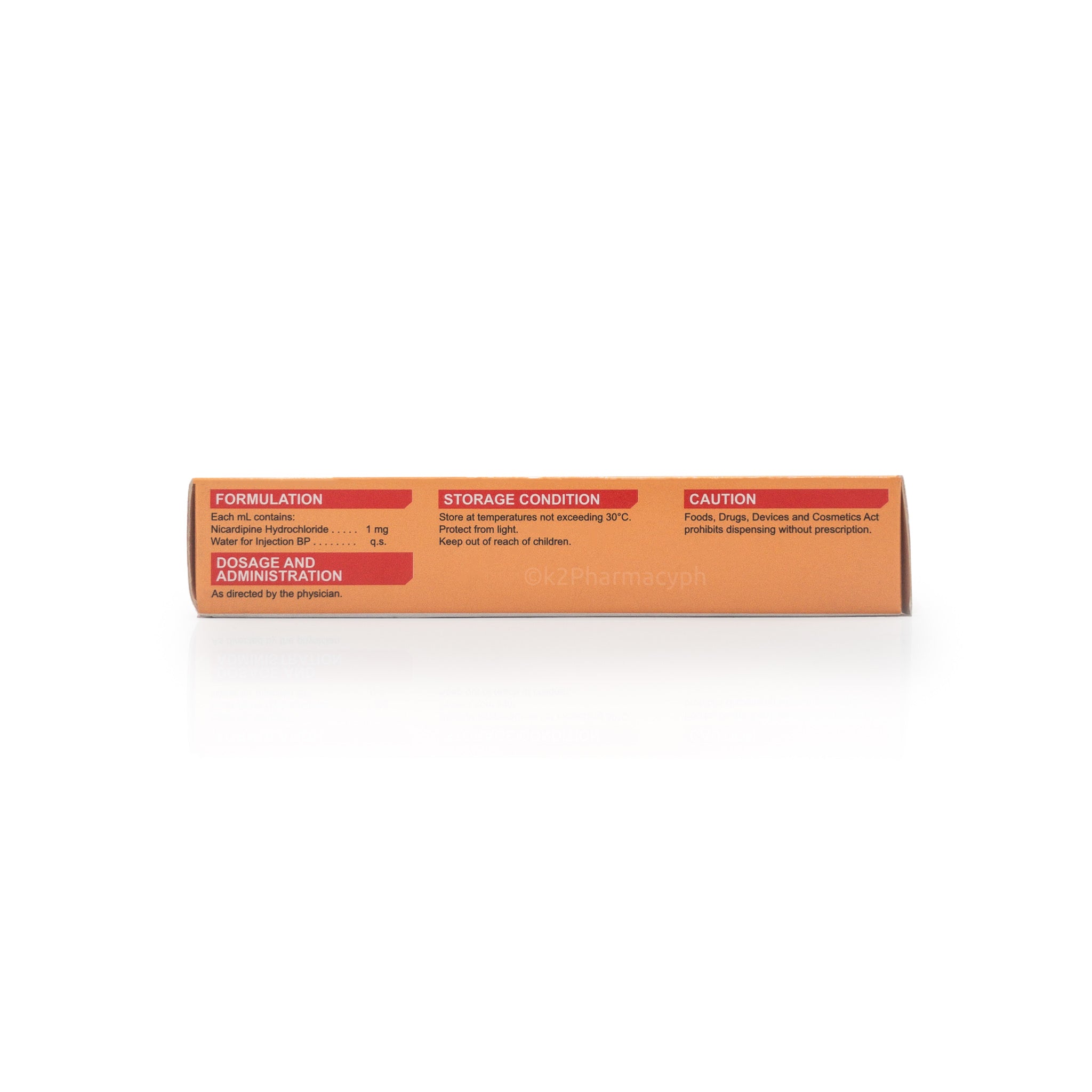 Nicard Nicardipine Hydrochloride 1mg/mL (10mg/10mL) Solution for IV ...
