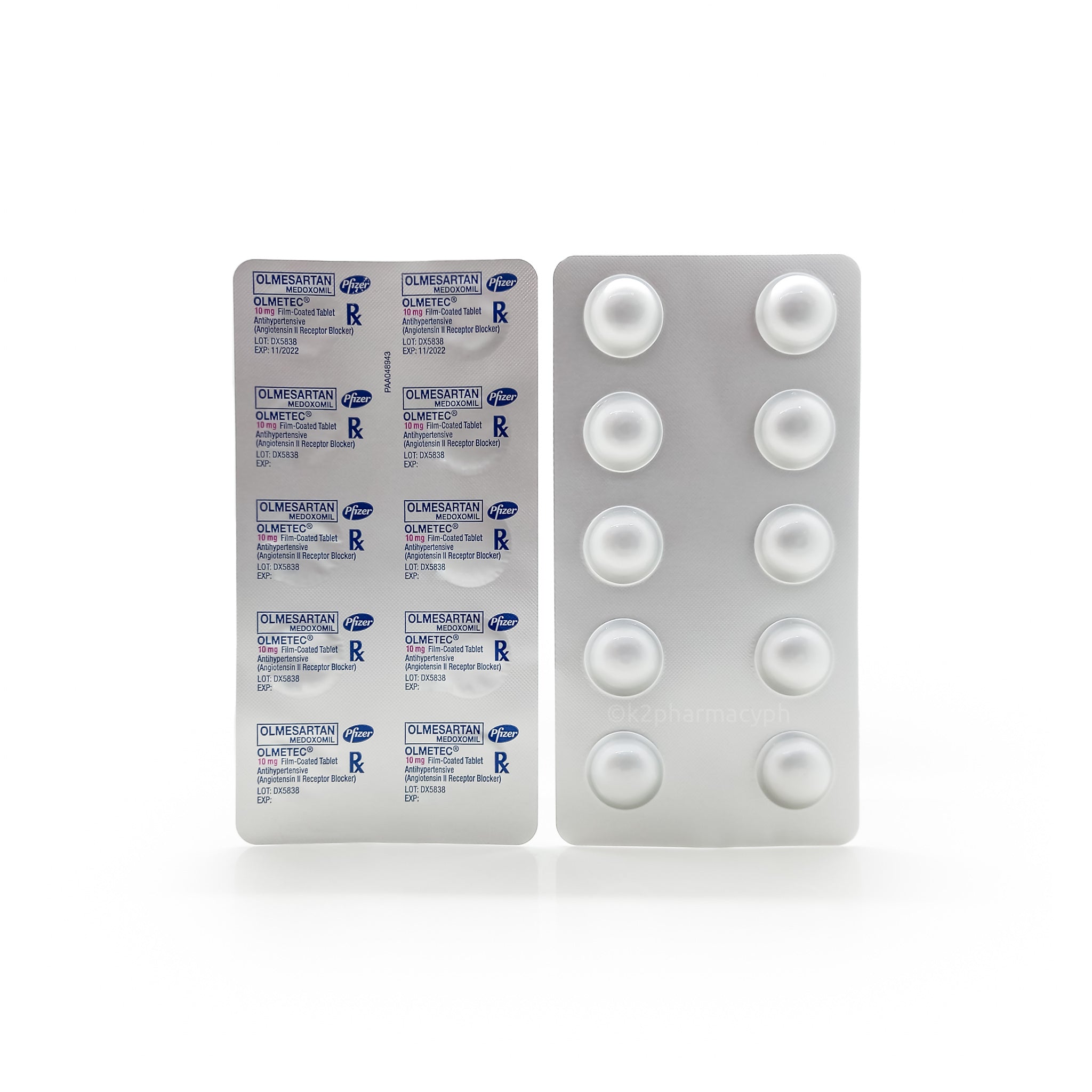 Olmetec® 10mg Film-coated Tablet