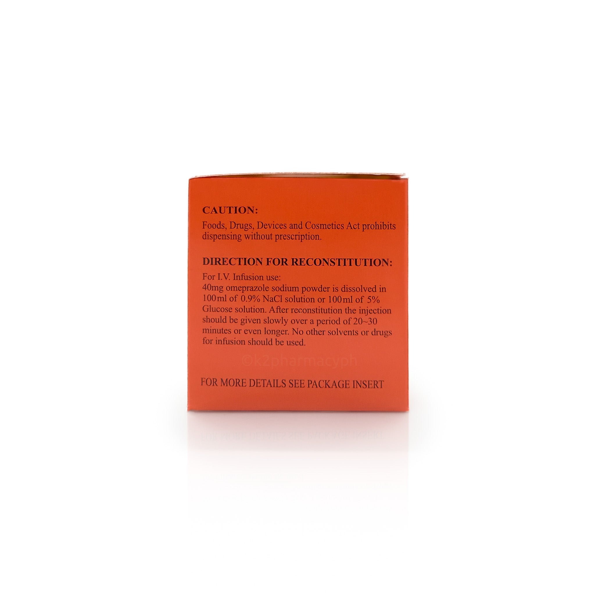 Omevex Omeprazole Sodium 40mg Powder for I.V. Infusion 10 Vials