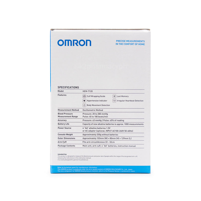 Omron Automatic Blood Pressure Arm Monitor HEM-7120