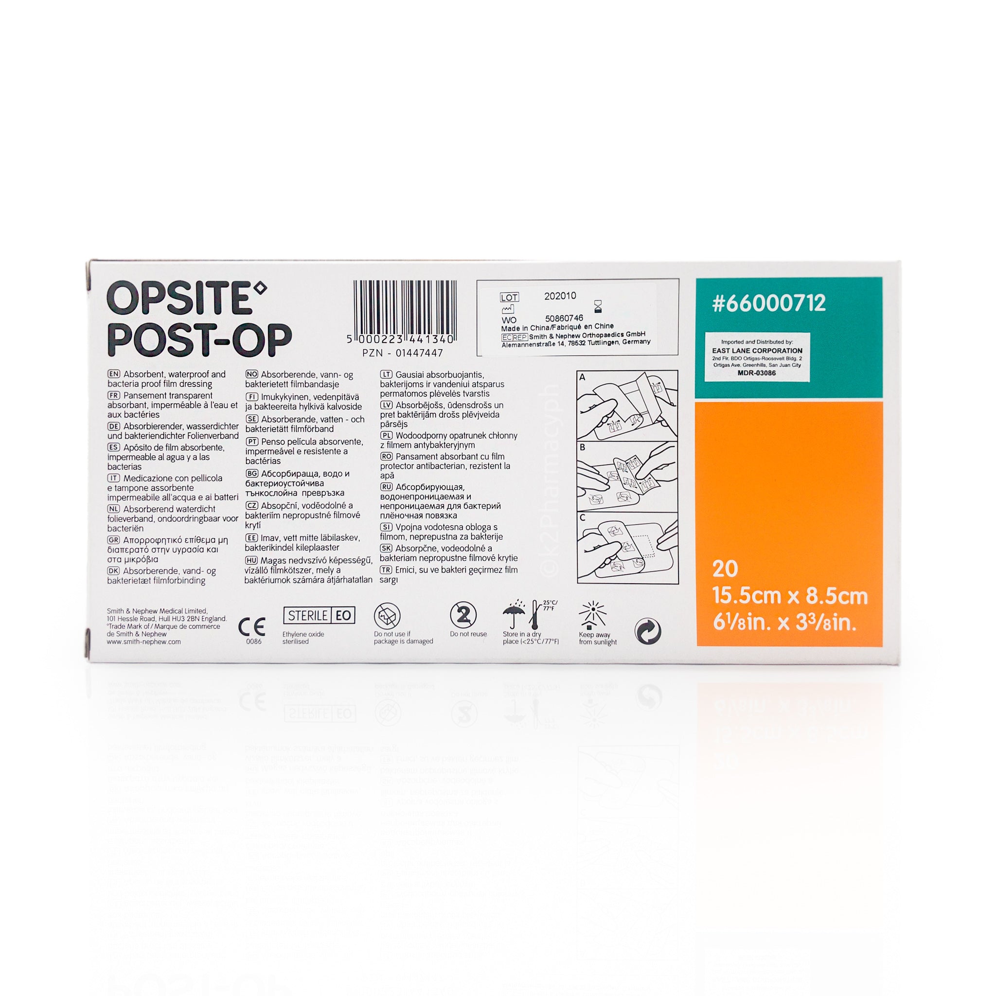 Opsite Post-Op 15.5cm x 8.5cm