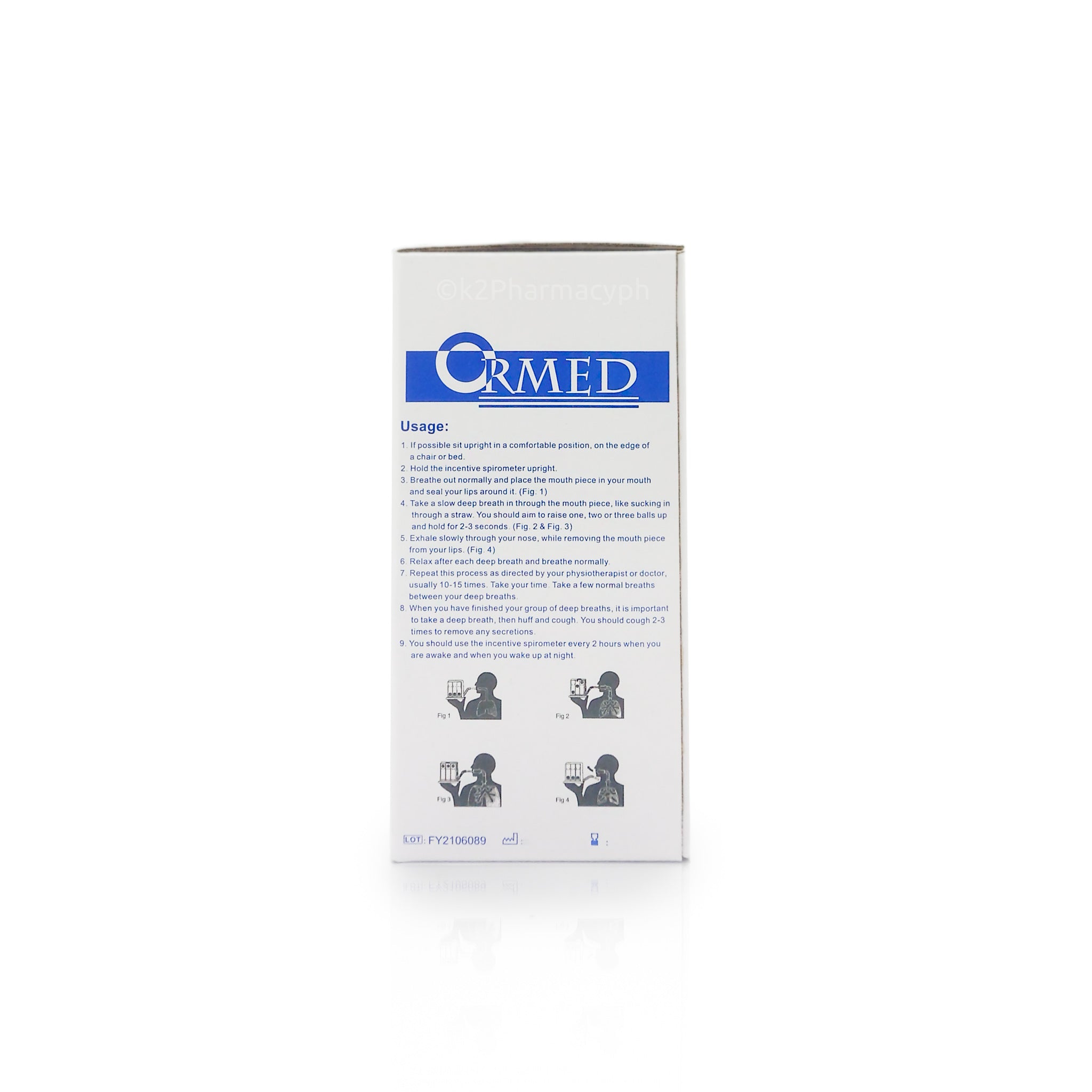 Ormed Tri-ball Incentive Spirometer