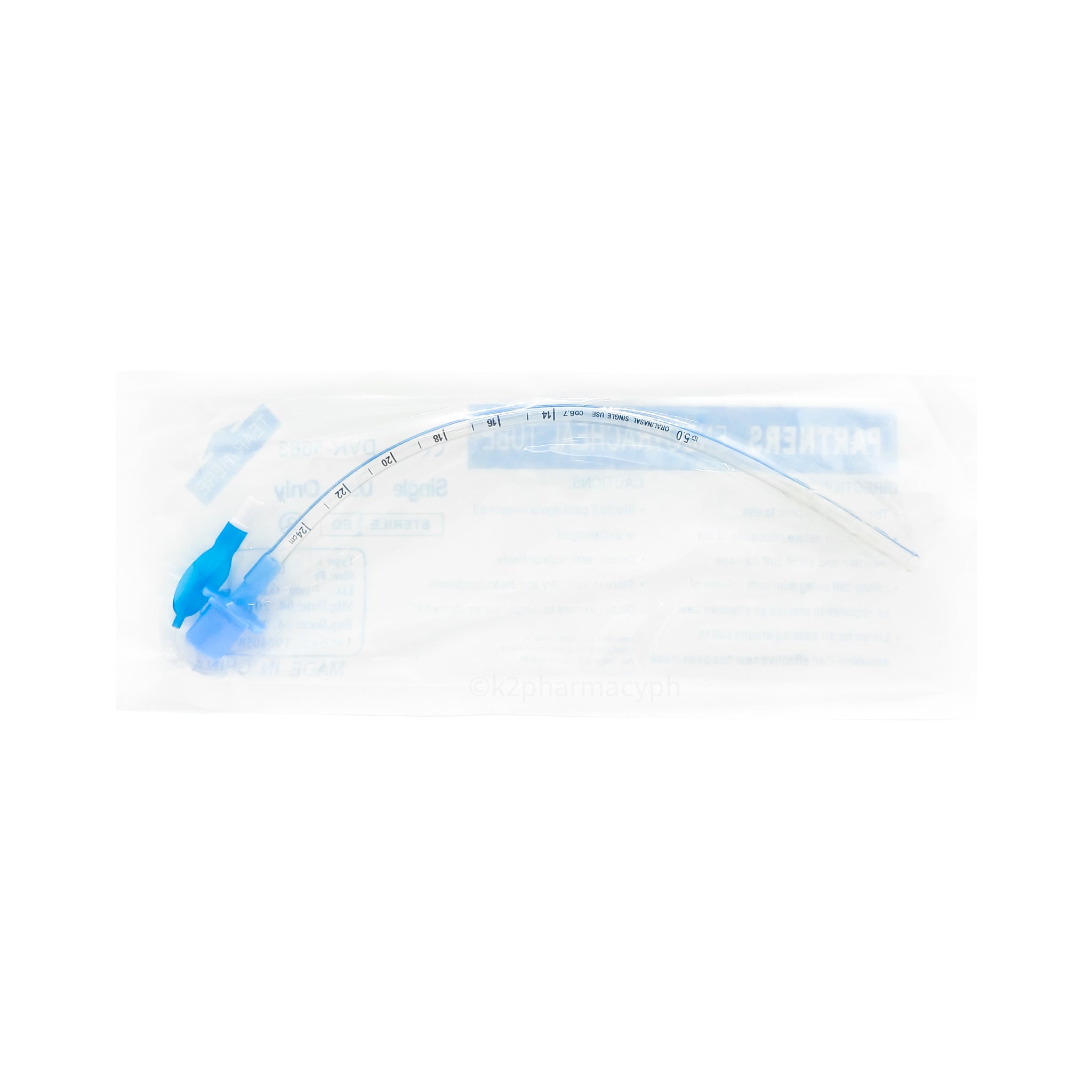 Partners Endotracheal Tube Size 20