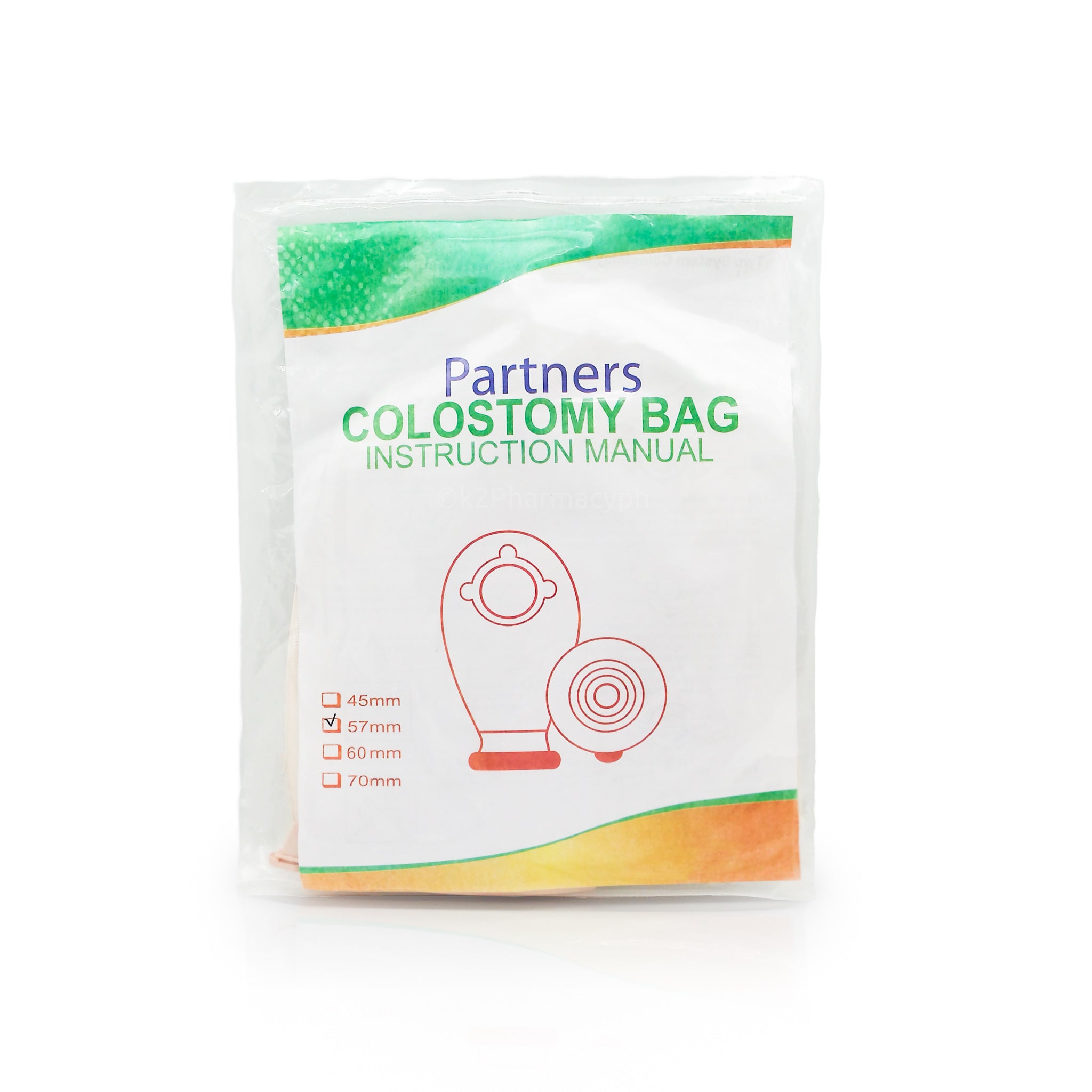 Partners® Skin Barrier for Colostomy Bag 57mm