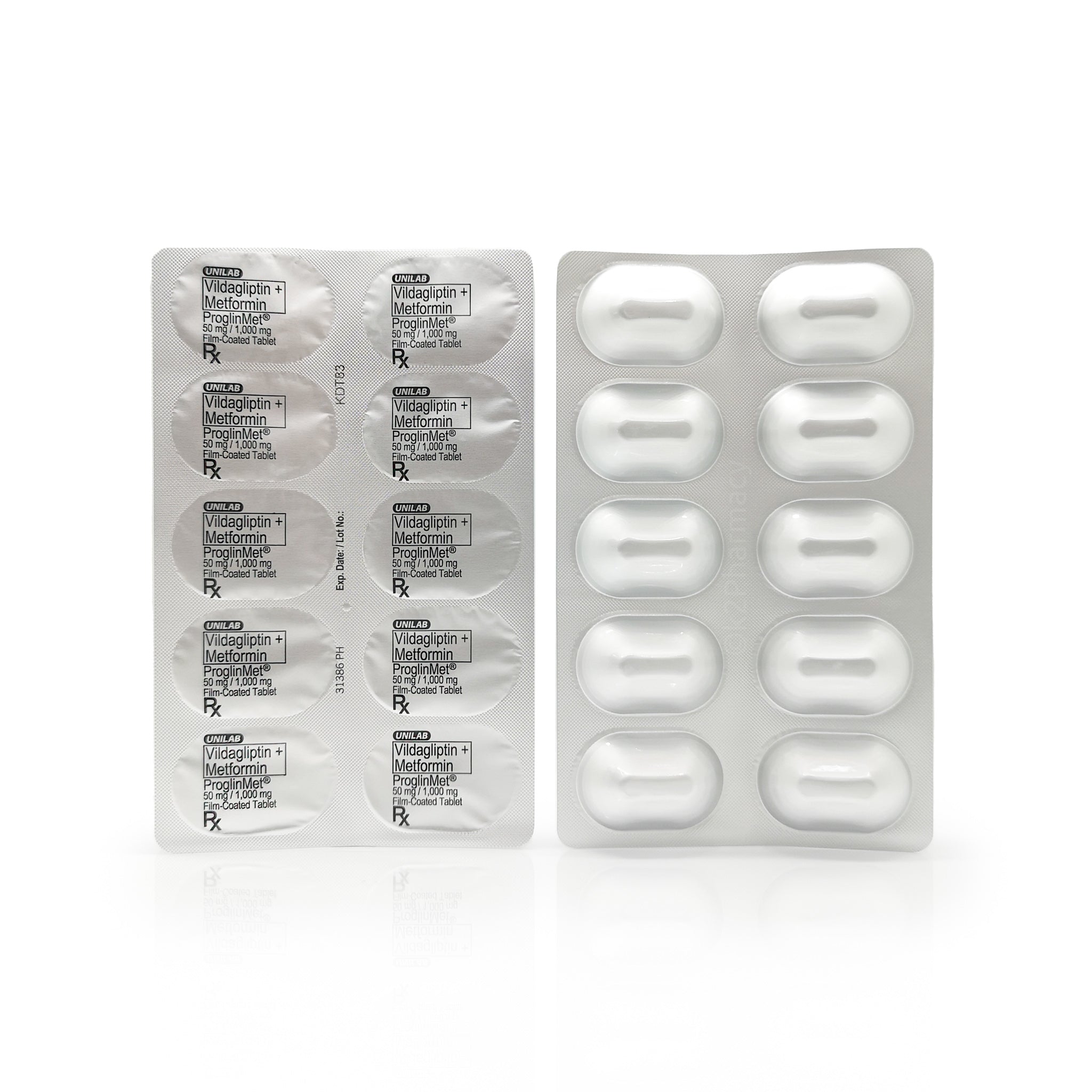 ProglinMet® 50mg / 1000mg Film-Coated Tablet