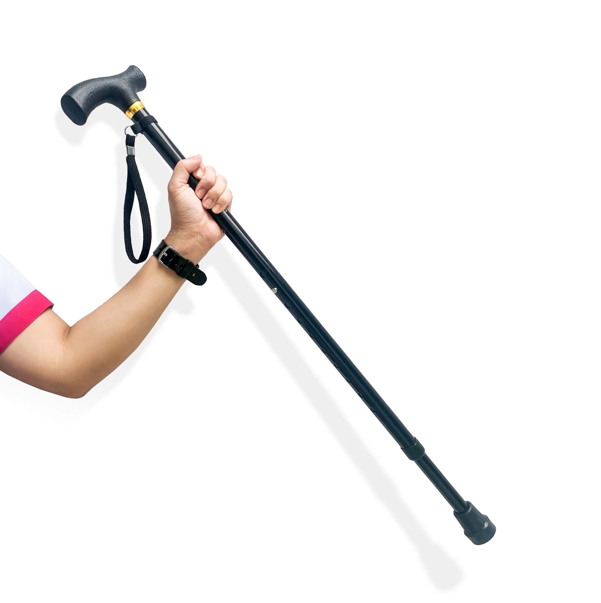 Px Dr. Care Stainless Single Cane with Rubber Functional Grip and ...