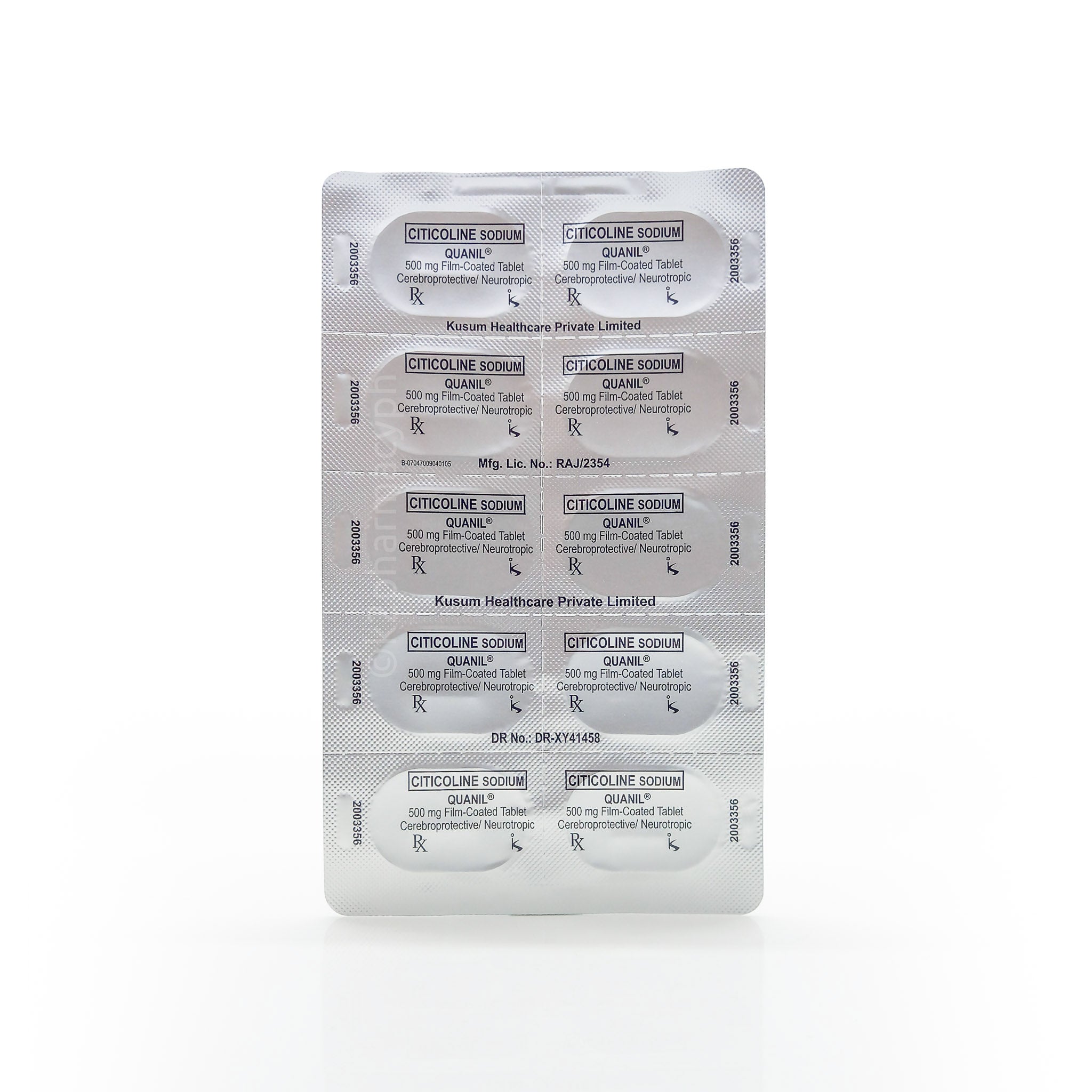 Quanil® Citicoline Sodium 500mg Tablet