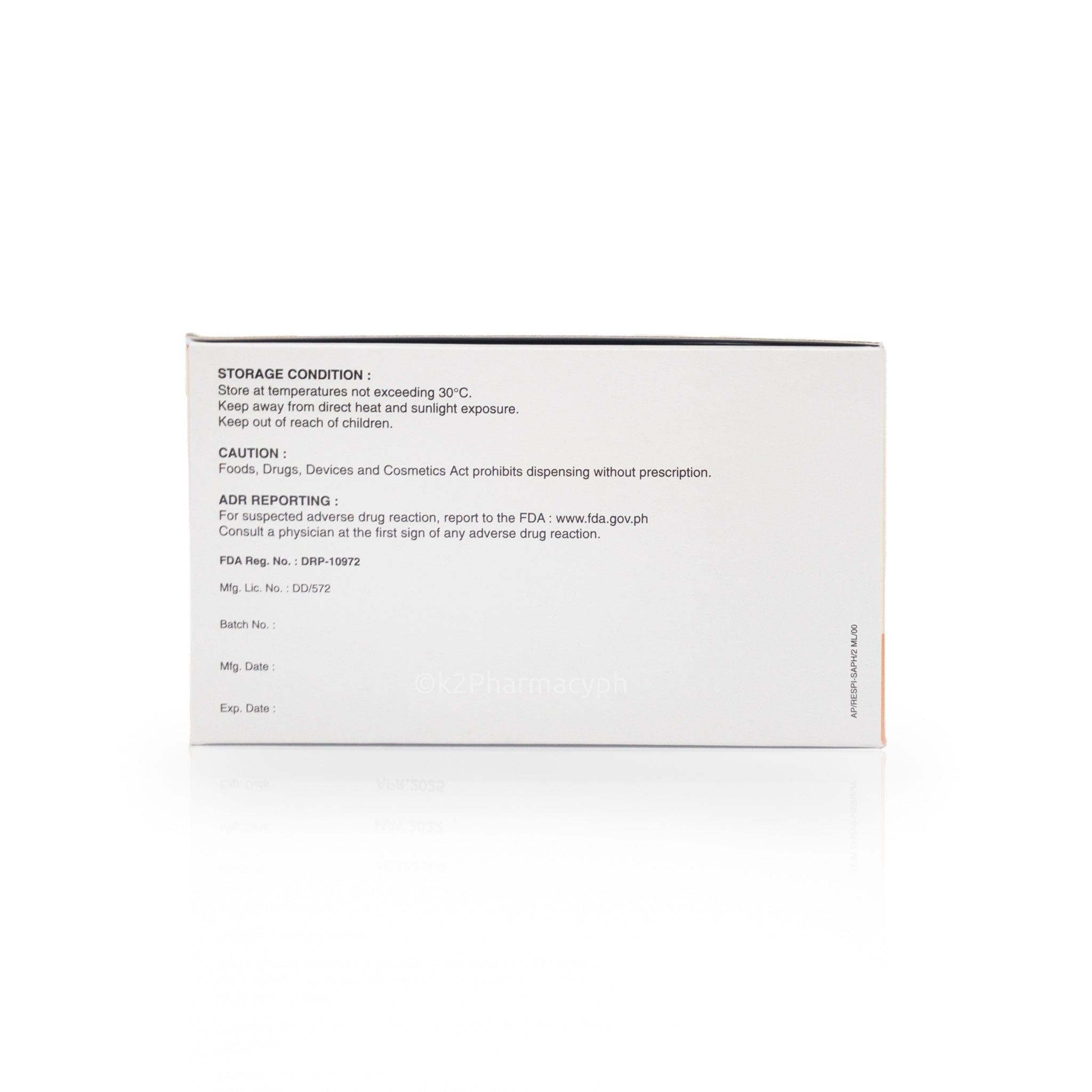 Respi-Saph Budesonide 250 mcg/mL (500 mcg / 2mL) Suspension for ...