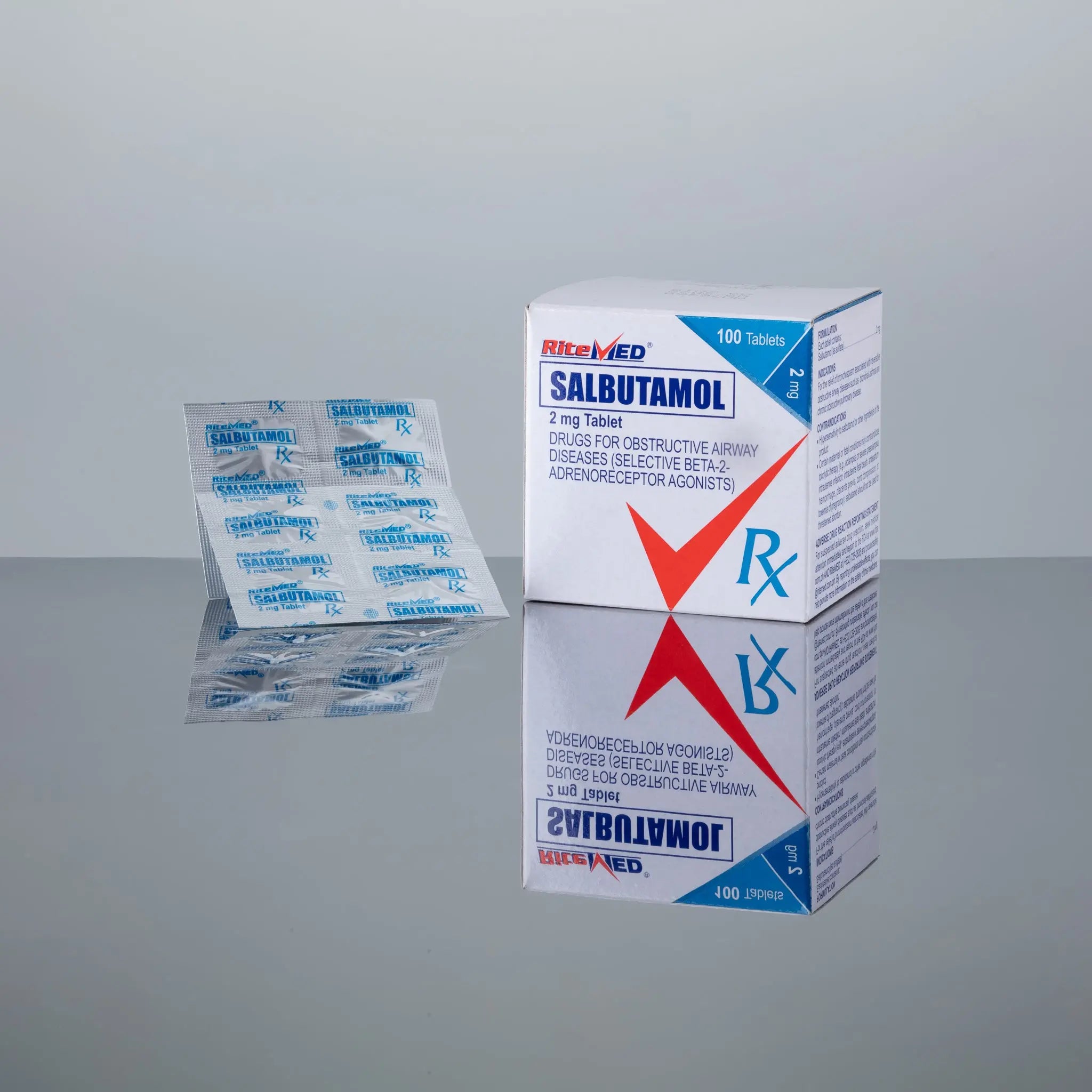 RiteMed® Salbutamol 2mg Tablet Ritemed Philippines Inc.