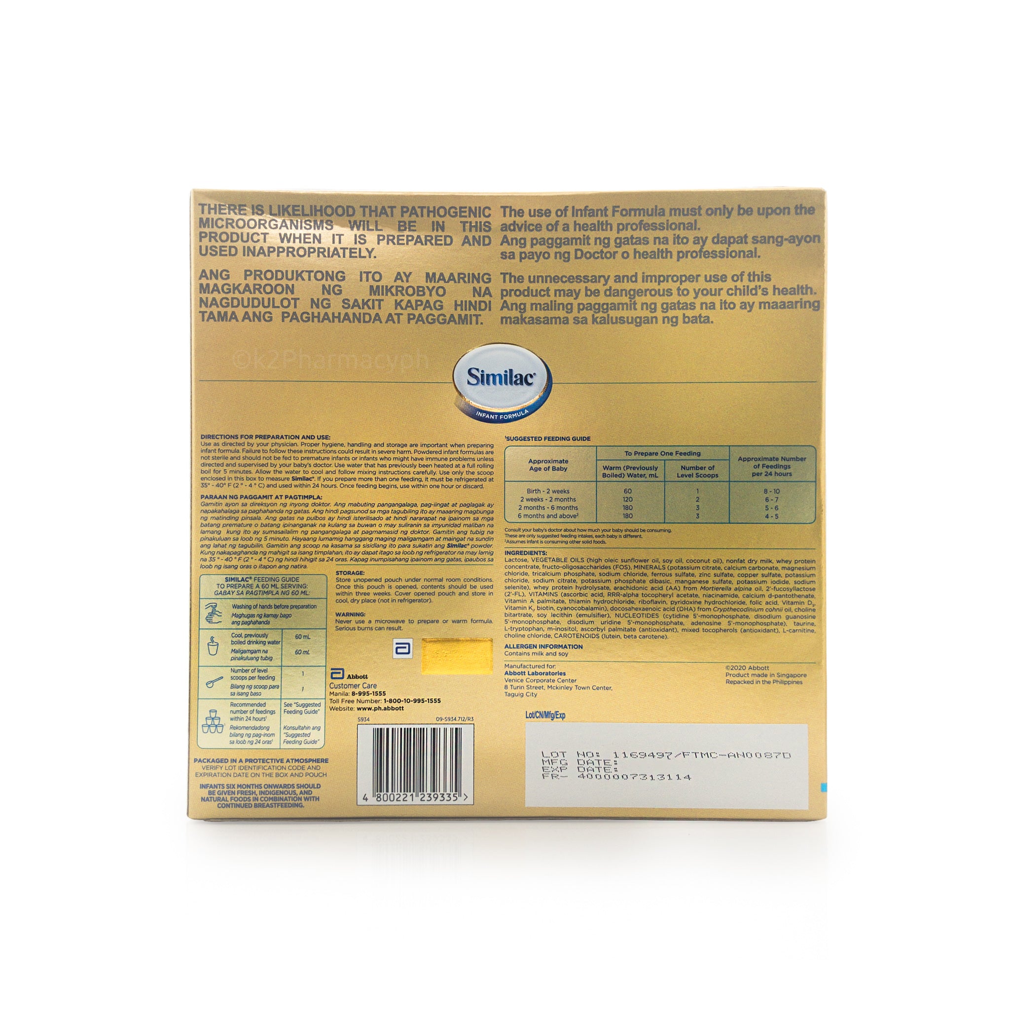 SImilac® One 0-6 months 900g