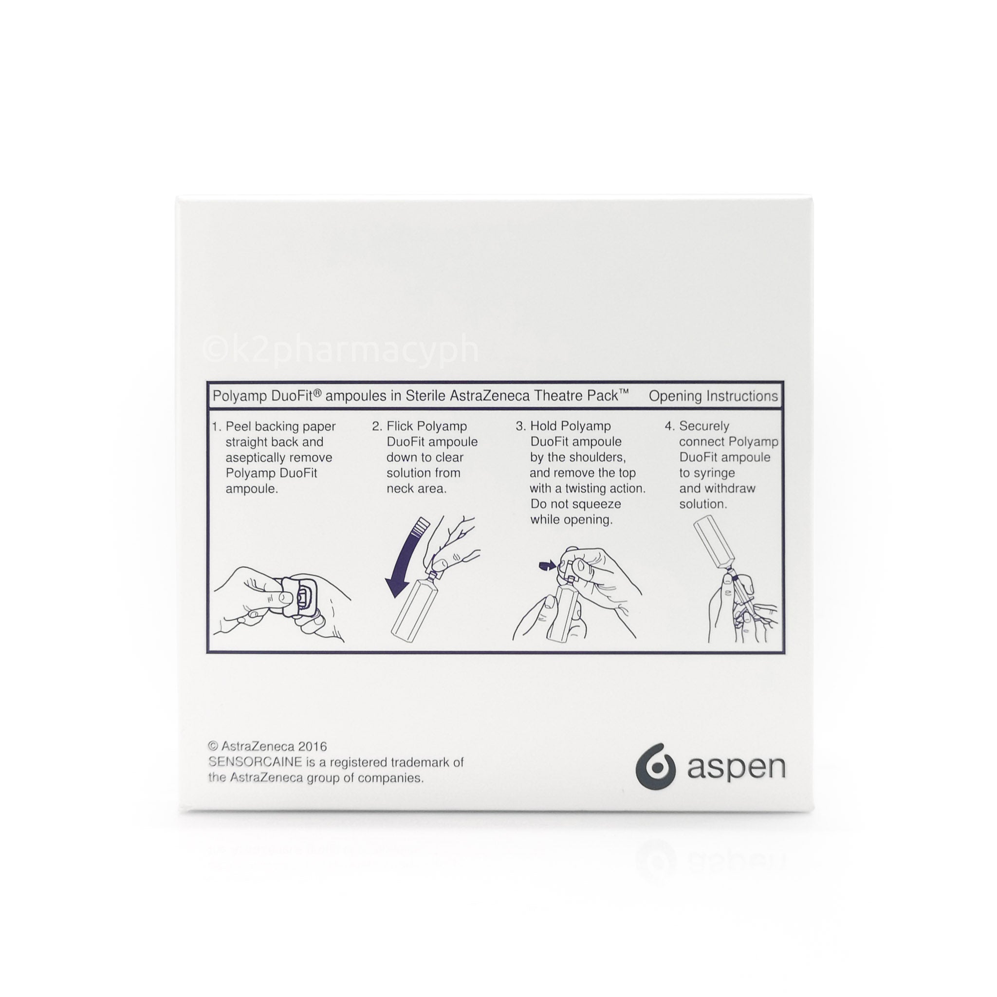 Sensorcaine® 0.5% 5mg/mL Solution for Injection in Polyamp DuoFit® Ampoules