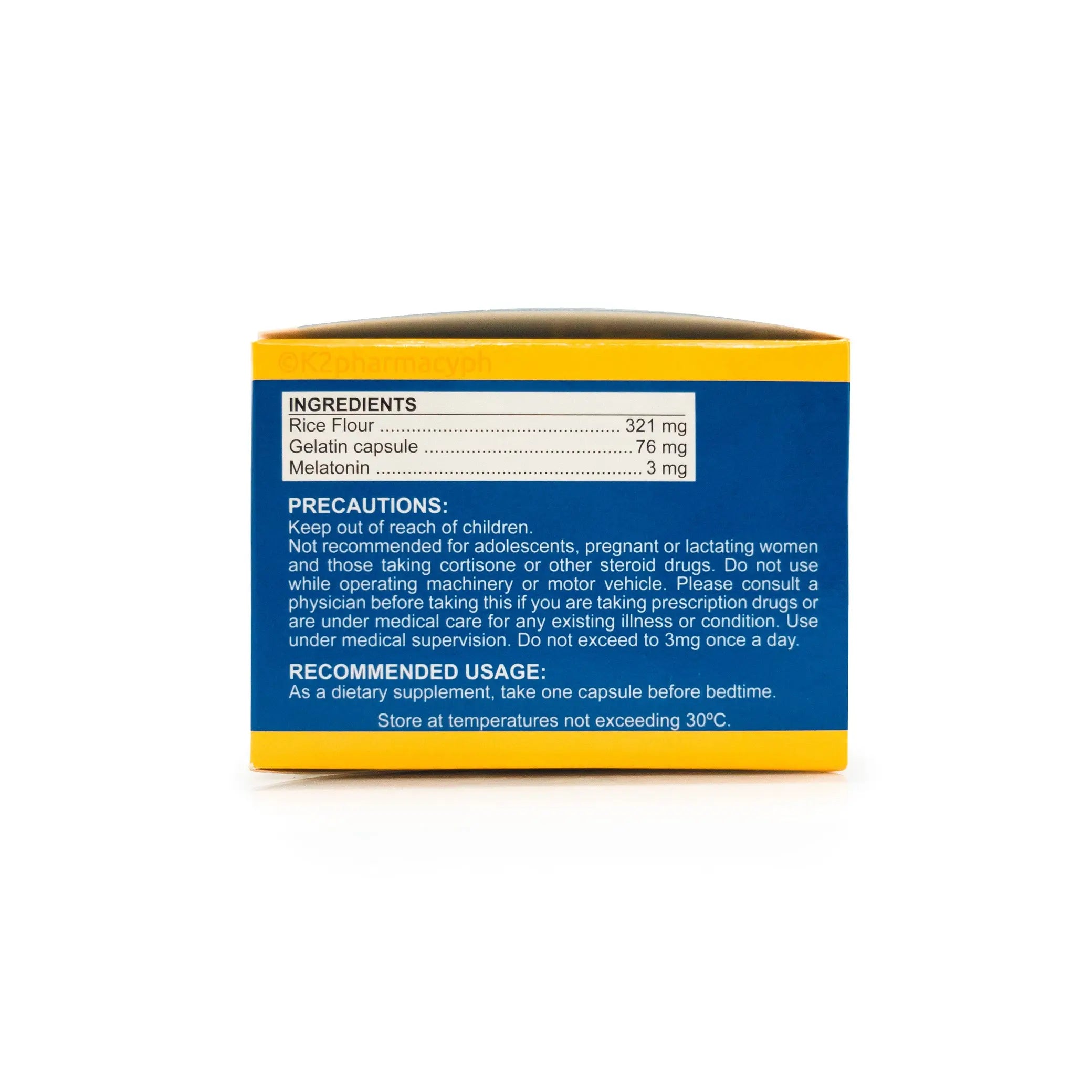 Sleepwell Melatonin 3mg Capsule Zuellig Pharma Corporation