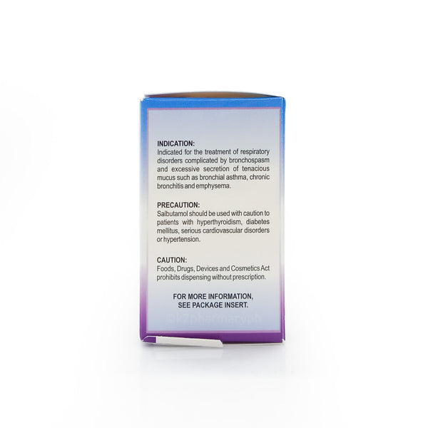 Solvomox Salbutamol Guaifenesin 2mg / 100mg Capsule