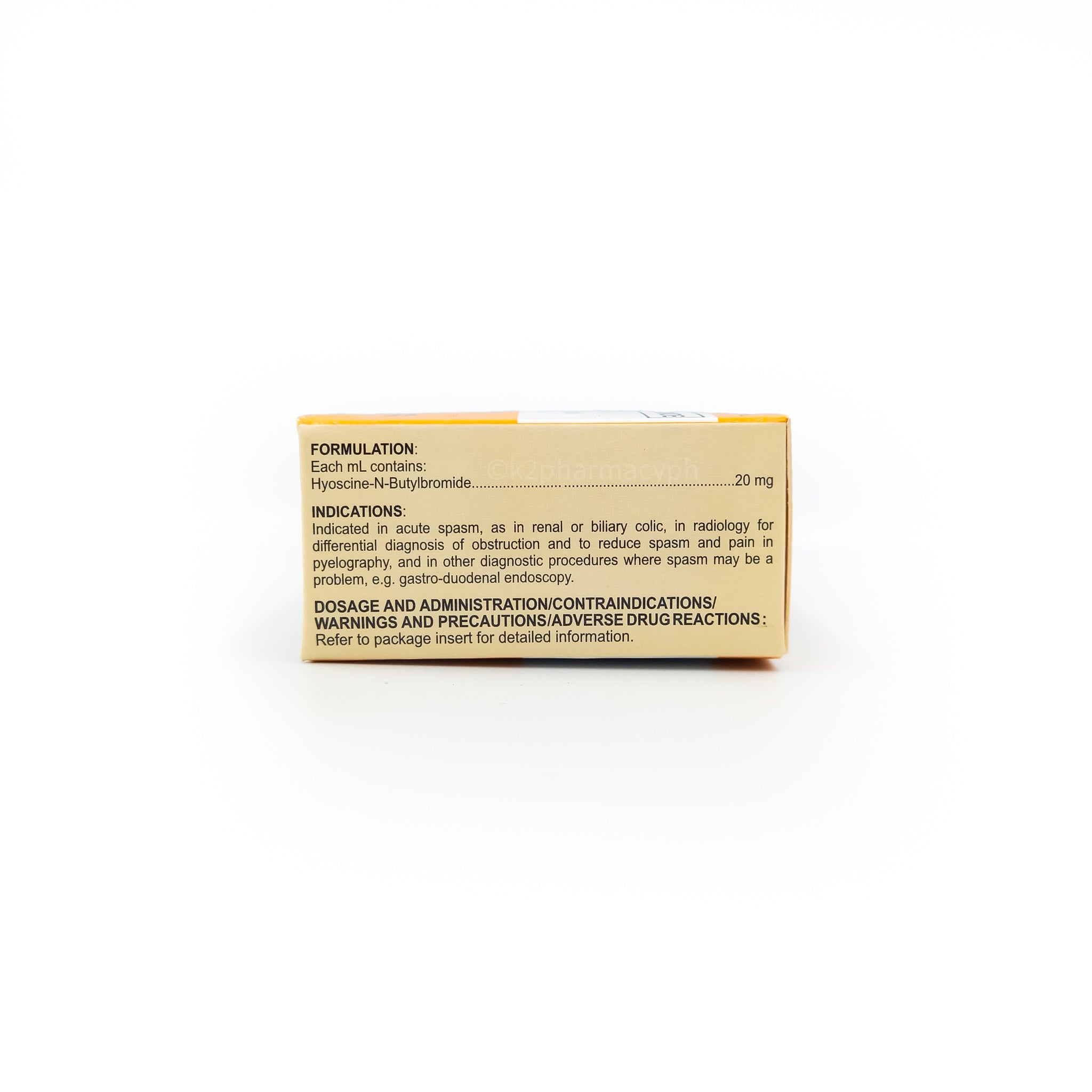 Spasmoson® 20mg/mL Solution for Injection (I.M/I.V)