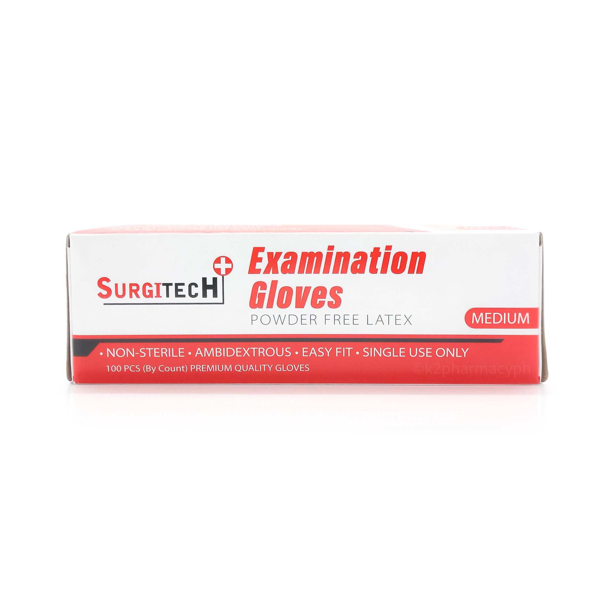 SurgiTech Non-Sterile Examination Gloves Powder Free Medium