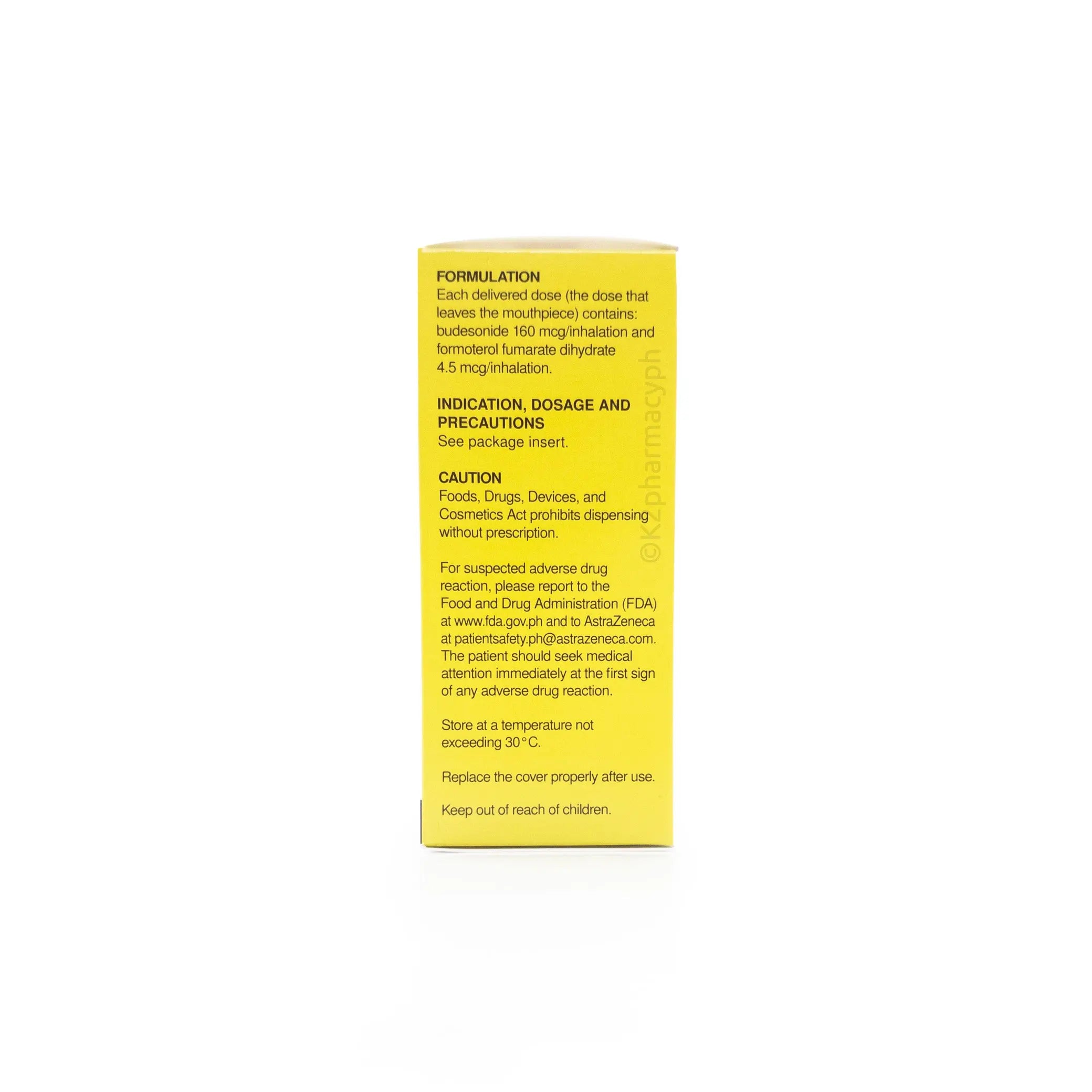 Symbicort® Turbuhaler® 160 mcg / 4.5 mcg / dose Powder for Inhilation ...