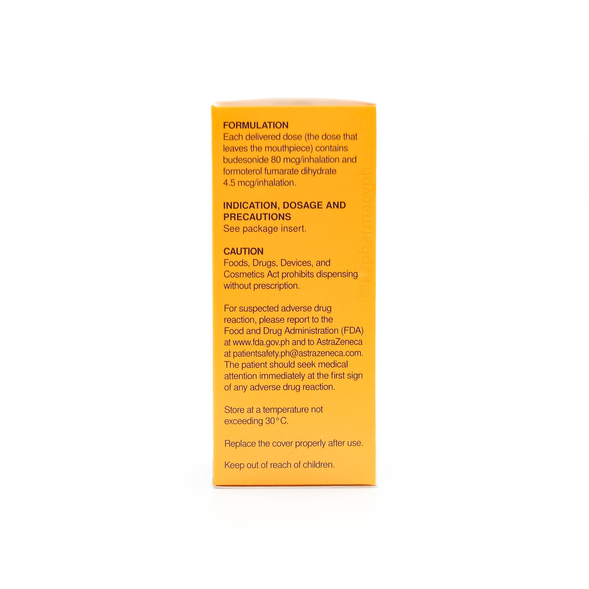 Symbicort® Turbuhaler® 80mcg/4.5mcg/dose Powder for Inhalation