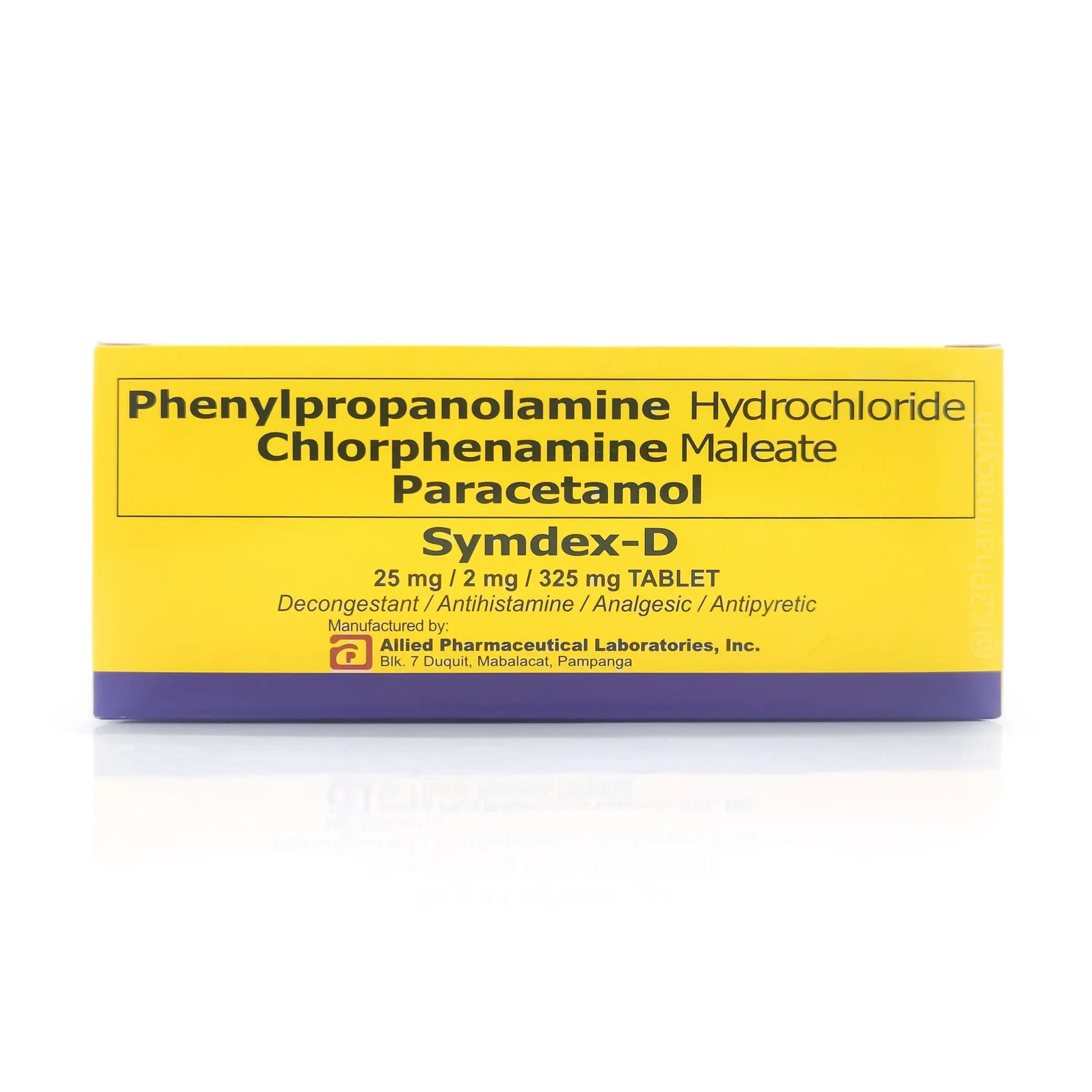 Symdex-D Tablets Vitalife Pharma & Medical Supply Inc.