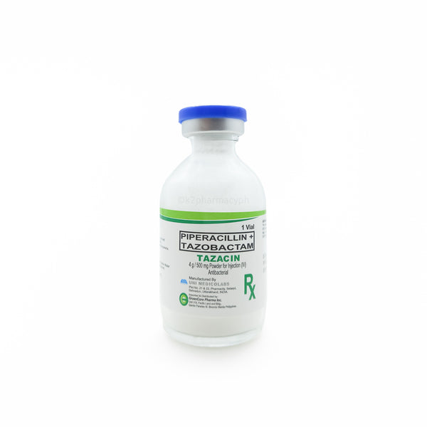 Tazacin Piperacillin + Tazobactam 4g/500mg Powder for Injection 1 Vial