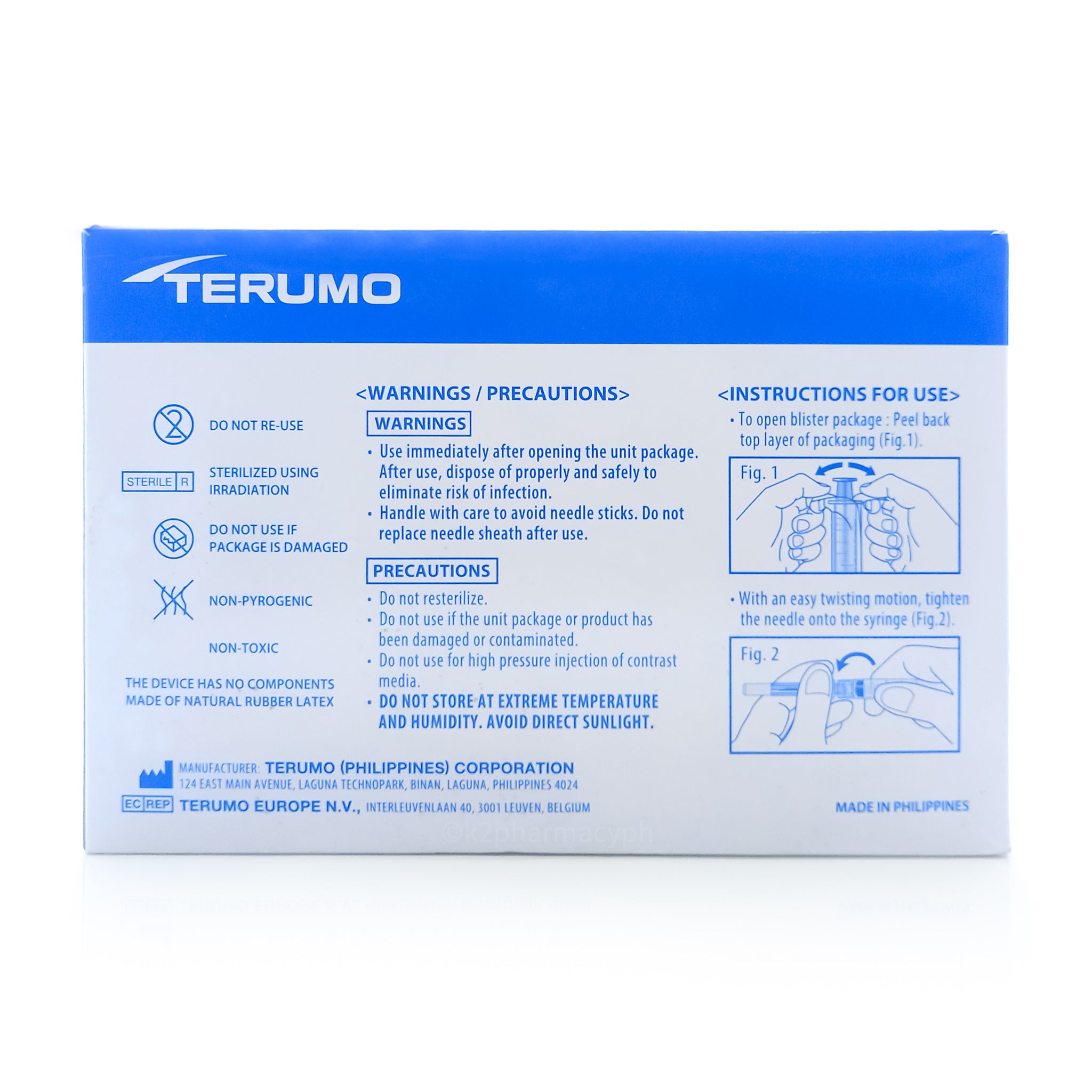 Terumo Syringe with Needle 5cc/mL