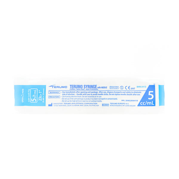 Terumo Syringe with Needle 5cc/mL