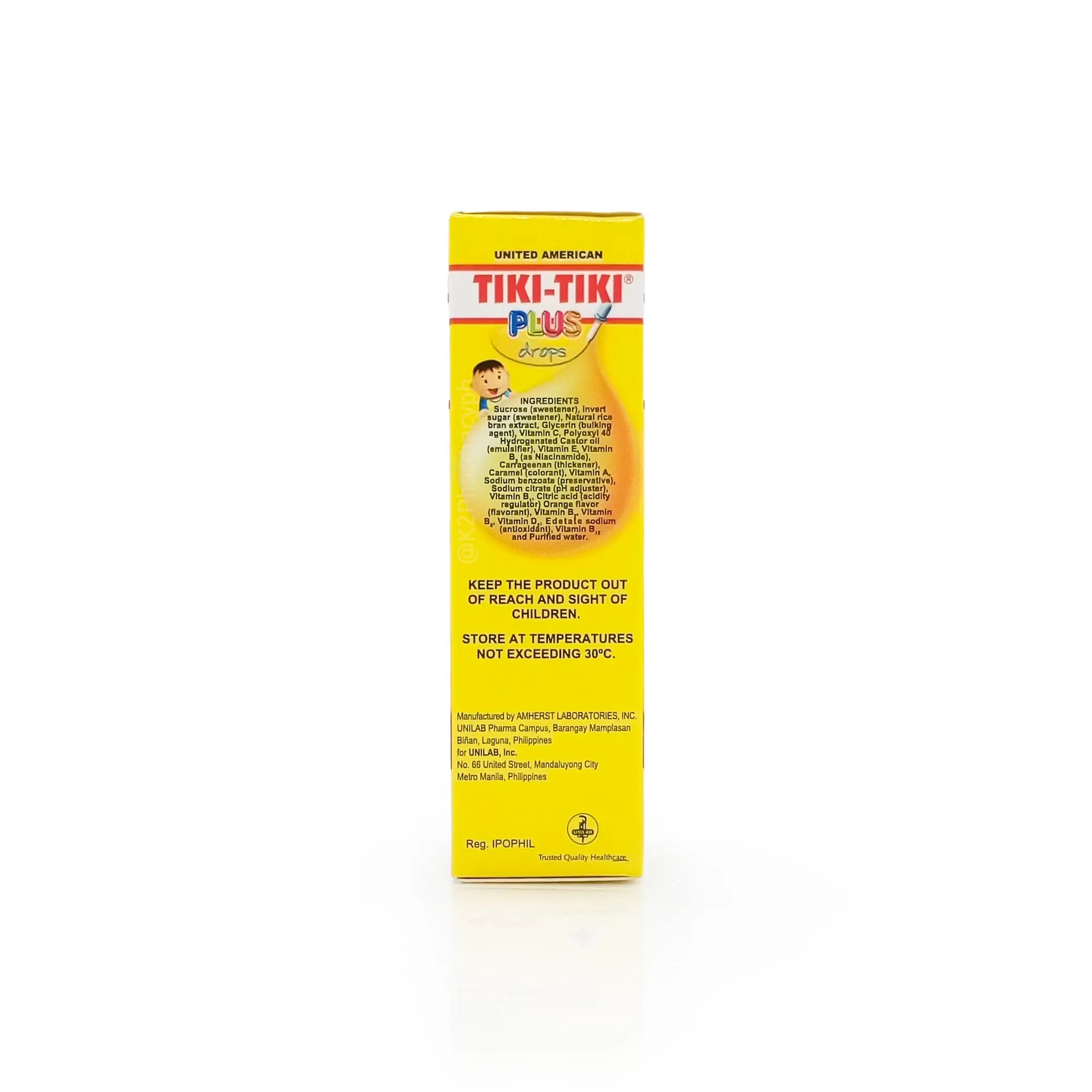 Tiki-Tiki® Plus Drops 15ml UNILAB INC. United Laboratories, Incorporated