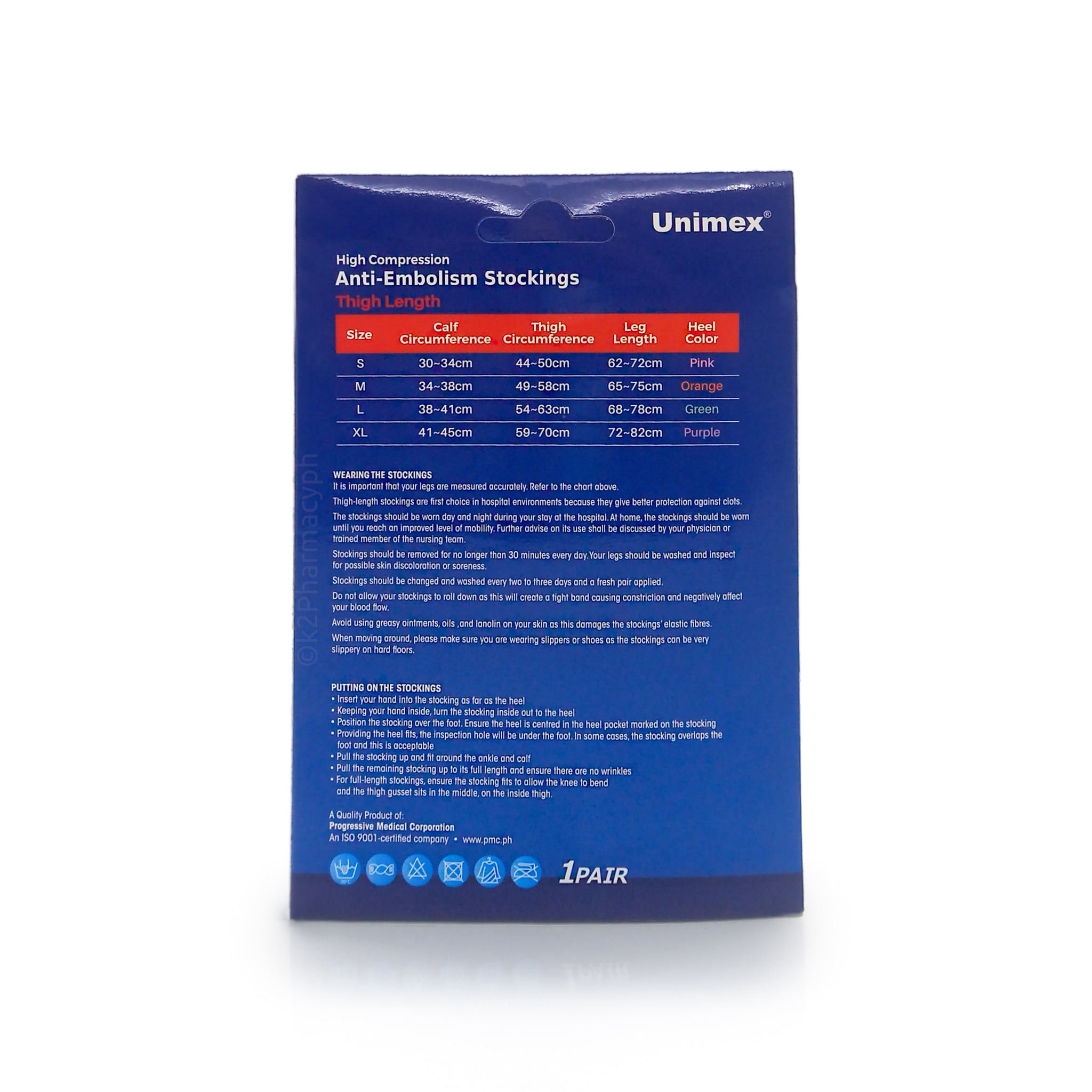 Unimex® High Compression Anti-Embolism Stockings Small