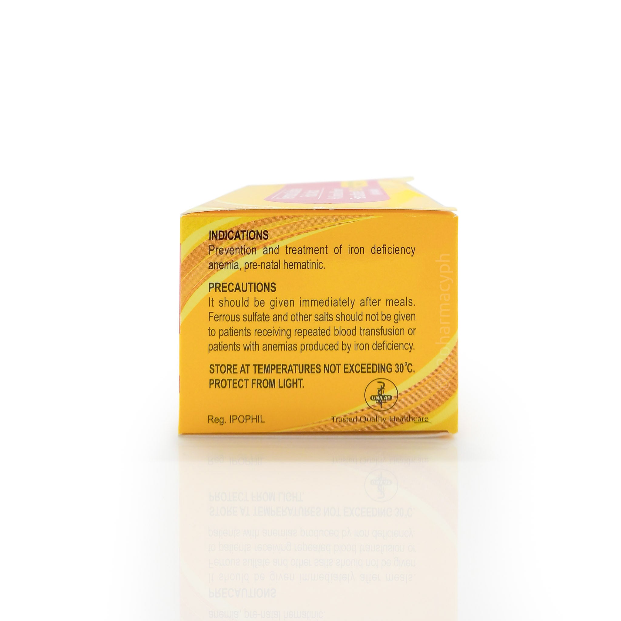 United Home® Ferrous sulfate® Plus + Ferrous Sulfate Folic Acid 300mg ...
