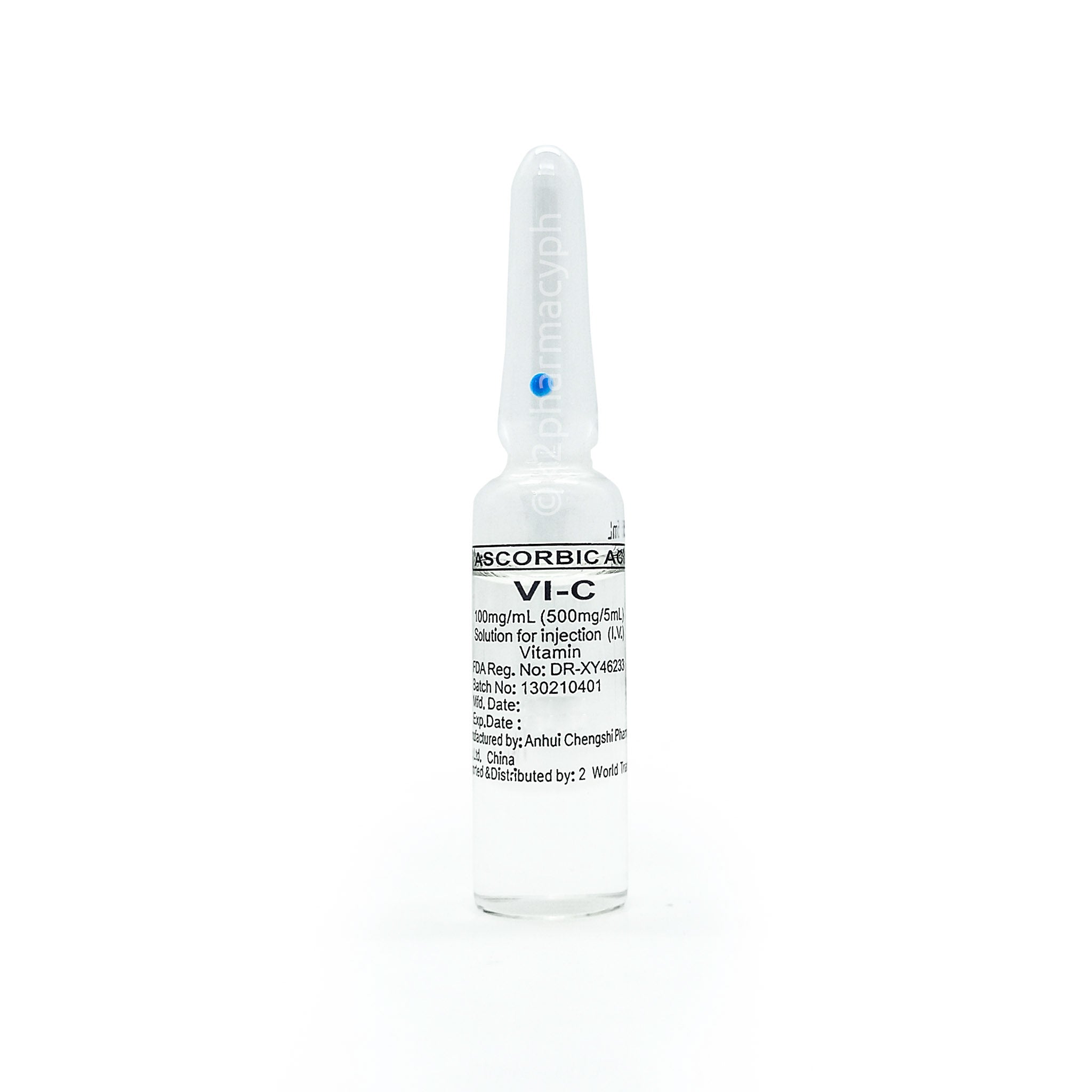 Vi-C Ascorbic Acid100mg/mL Solution for Injection (I.V.) 5mL Ampoules