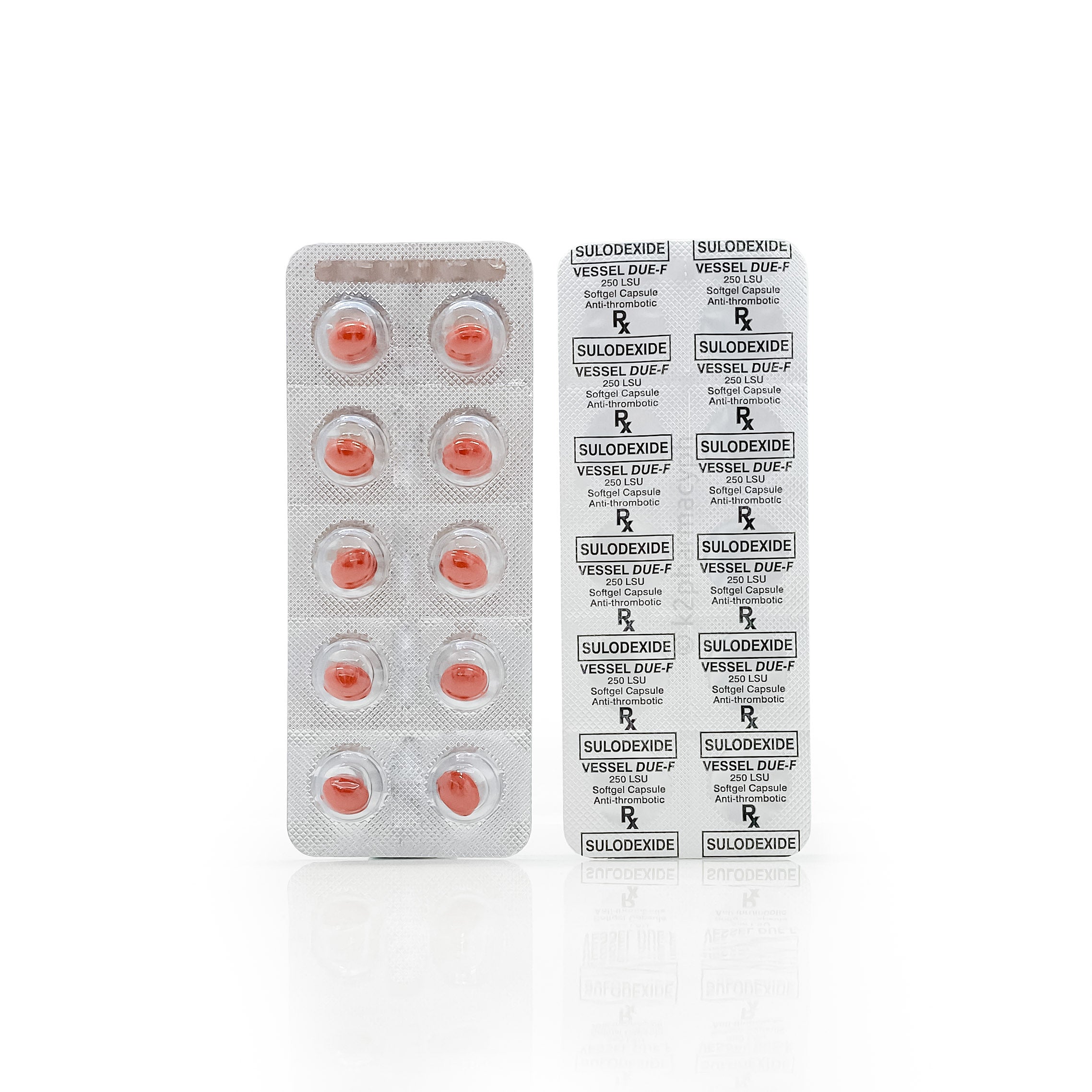 Vessel Due-F Sulodexide 250 LSU Softgel Capsules