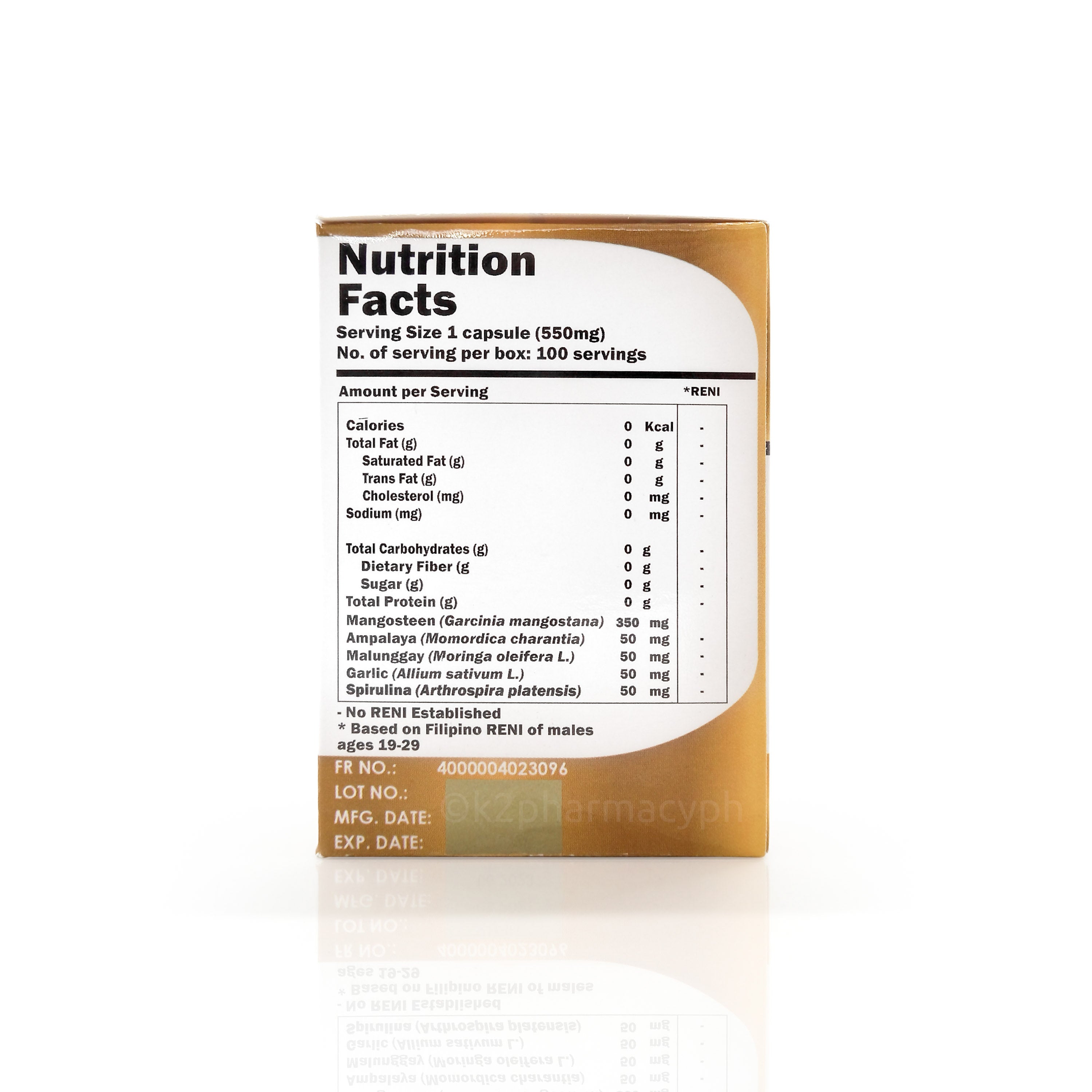 Xanthone Plus Gold Capsules