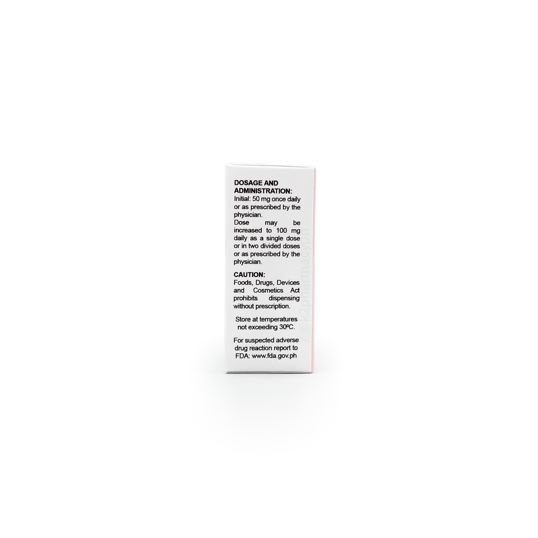 Zarnat Losartan Potassium 50mg Film-Coated Tablet